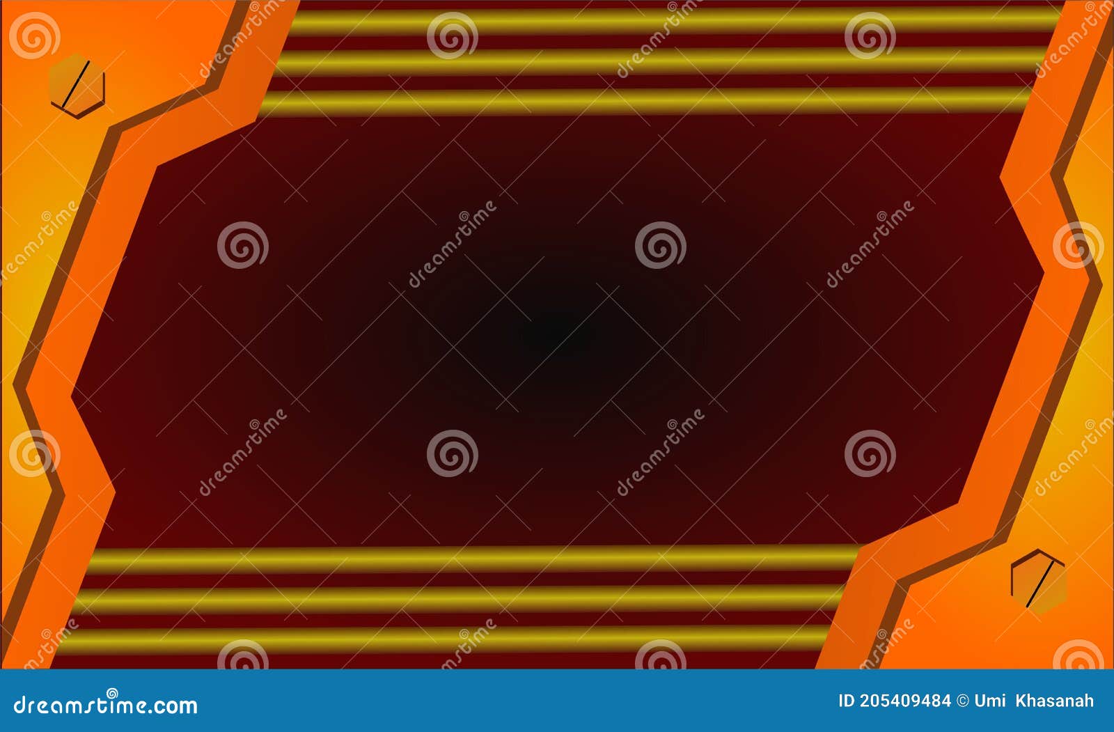 Simple robotic background stock vector. Illustration of orange - 205409484