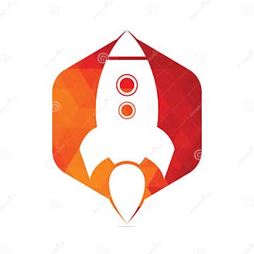 Simple Rocket Logo Vector. Rocket Logo Stock Vector - Illustration of ...