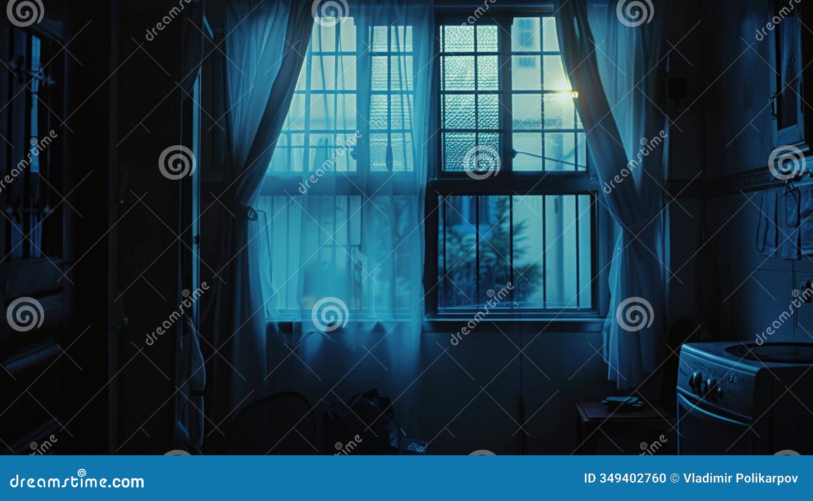 A Simple Room with a Window and Chair. Suitable for Interior Design ...