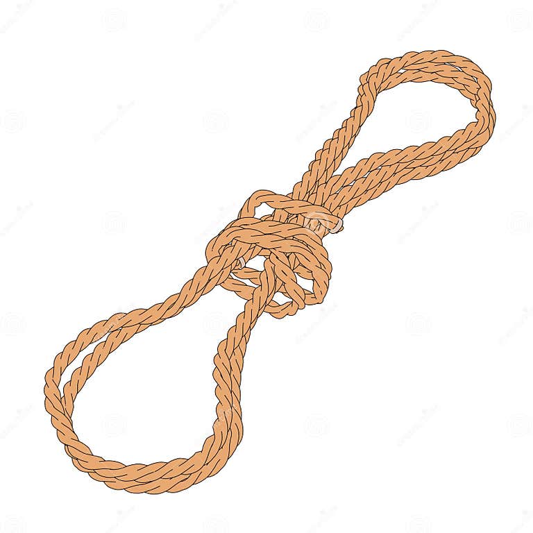 Simple rope stock illustration. Illustration of simple - 54849980