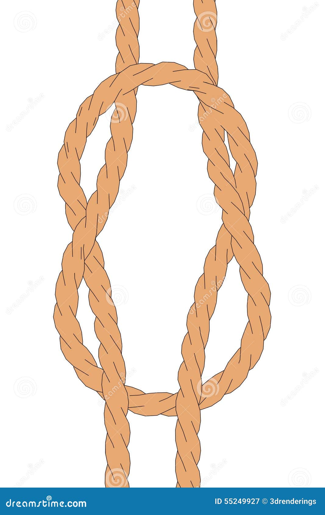 Simple rope stock illustration. Illustration of toon - 55249927