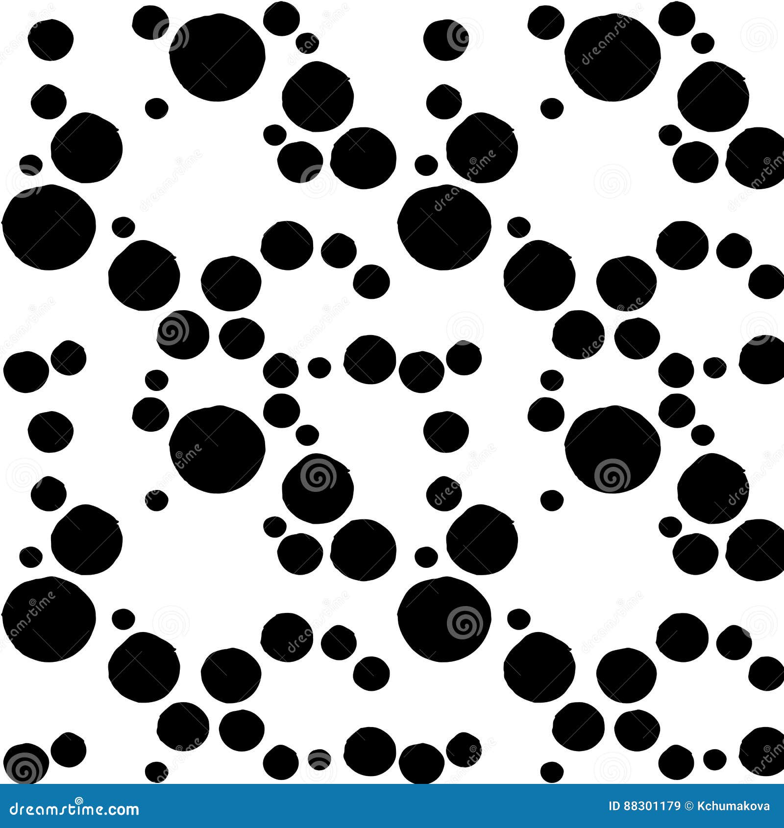 Simple Round Geometric Shapes Randomly Scattered Stock Illustration ...