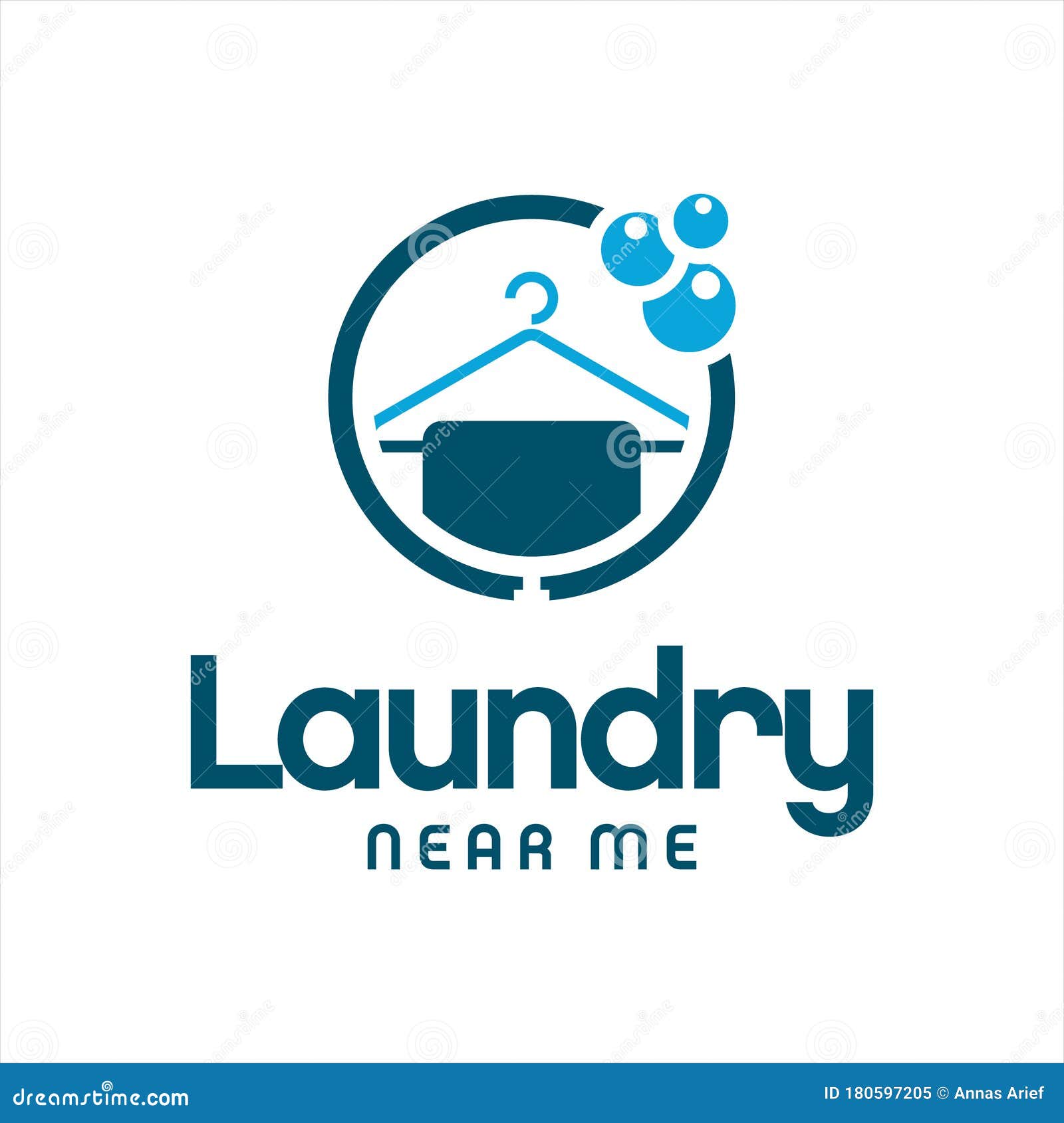 Simple Round Hanger with Bubbles Vector Stock Vector - Illustration of ...