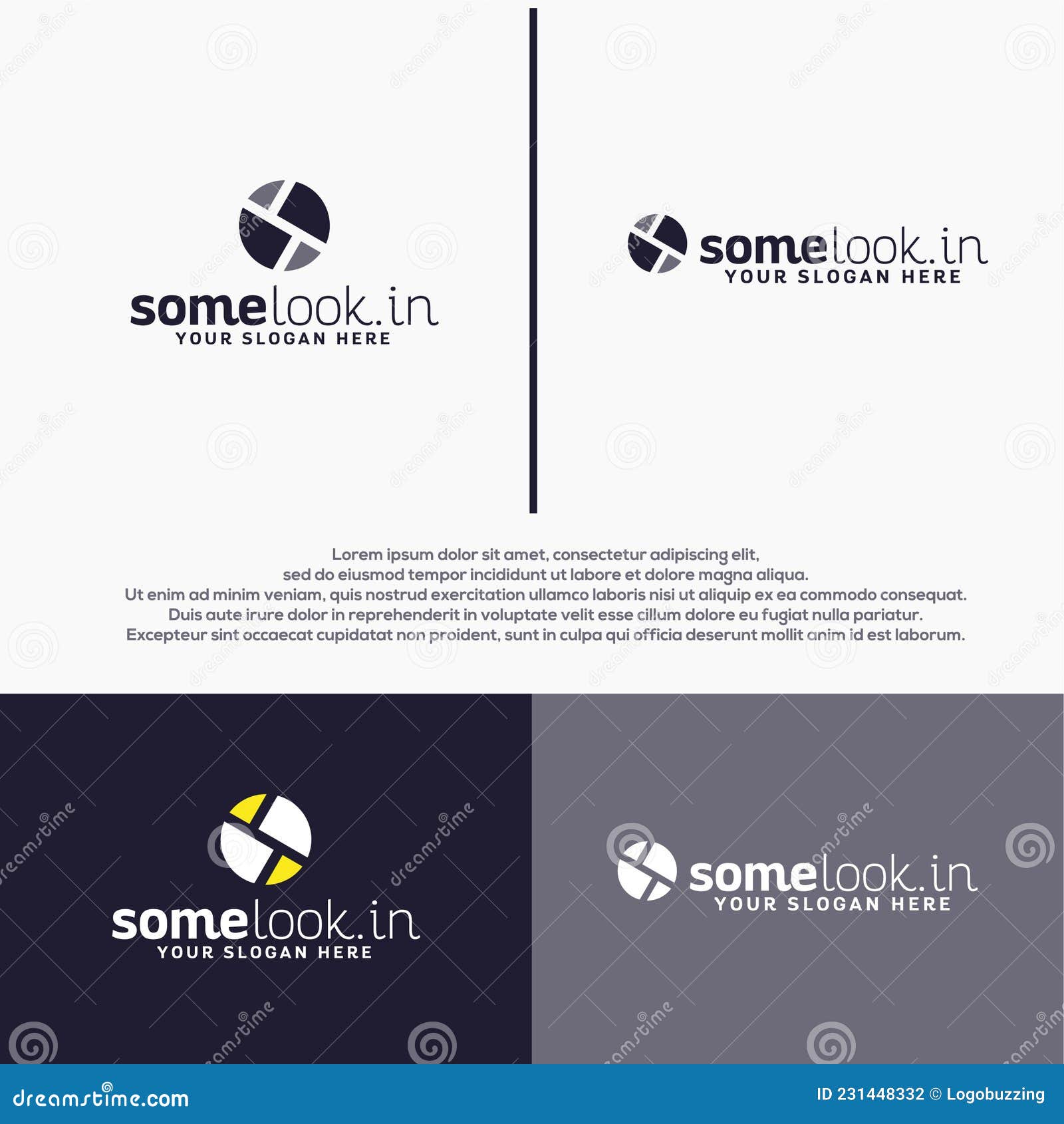 Simple Round Map Logo Design Stock Vector - Illustration of memo, mark ...