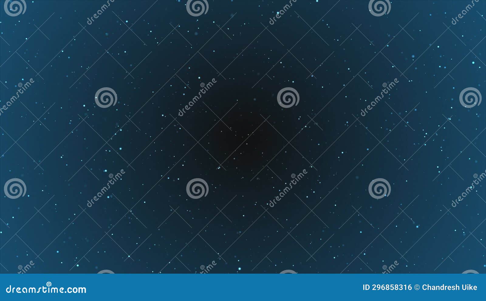 Simple Royal Blue Particles Rotating Over Dark Minimal Particles ...