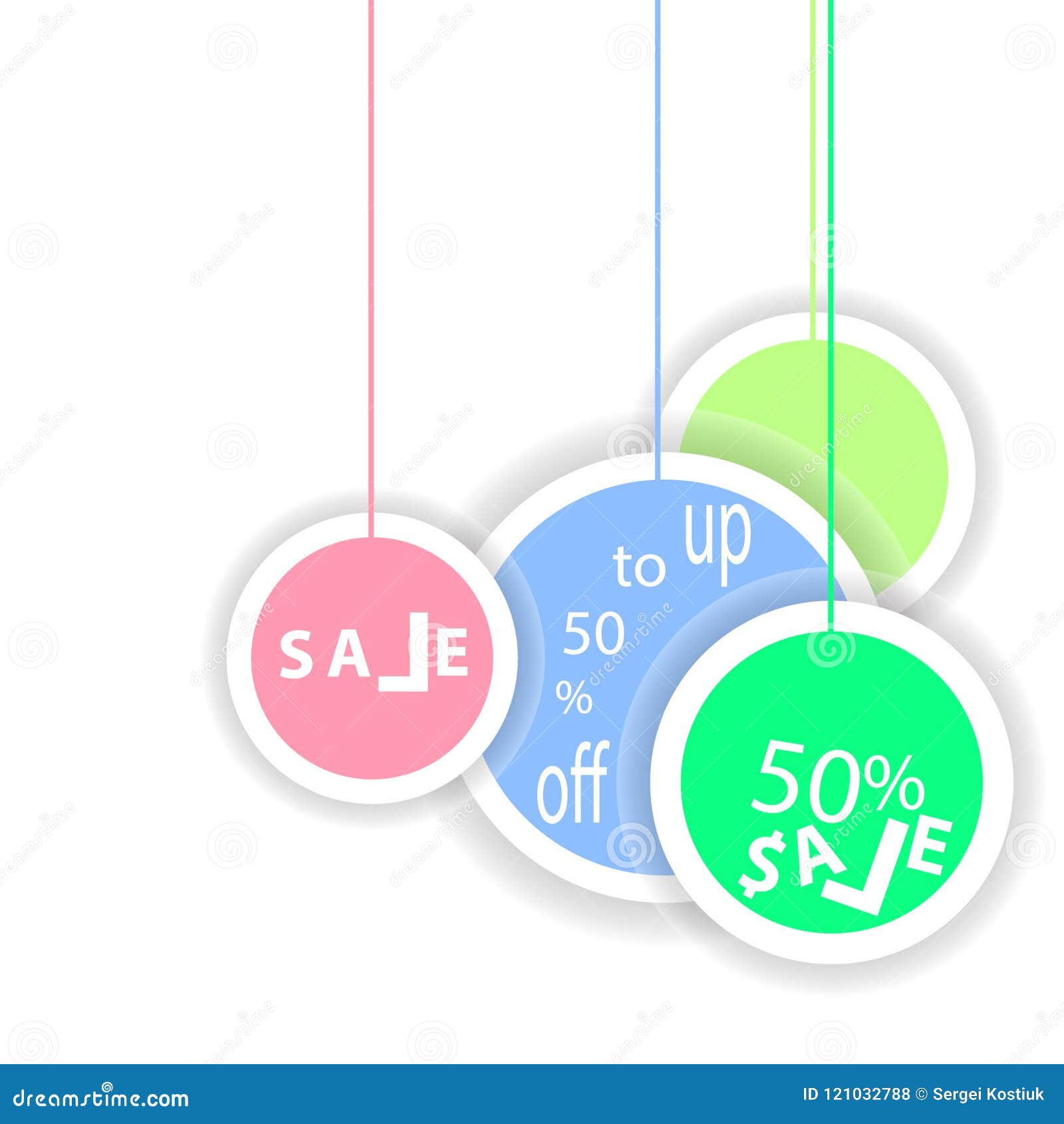 Simple sale banner stock vector. Illustration of vector - 121032788