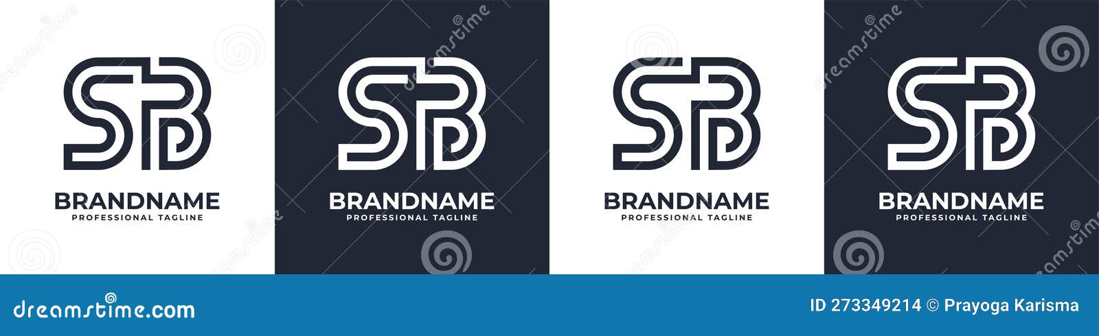 Simple SB Monogram Logo, Suitable for Any Business with SB or BS ...