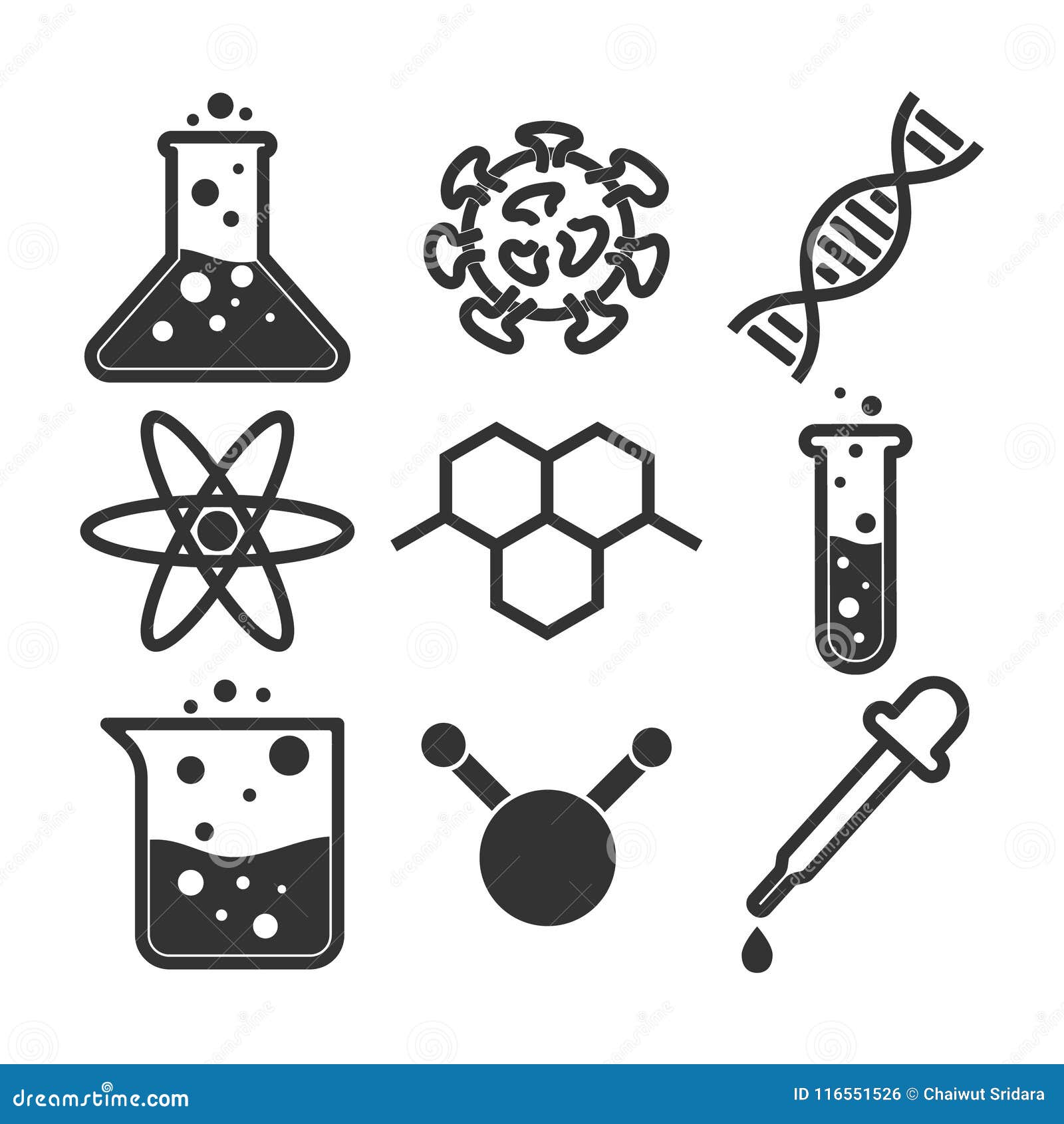 Simple Science Icon Set, Vector Illustration Stock Vector ... Simple Science Icon Set, Vector Illustration Stock Vector ...