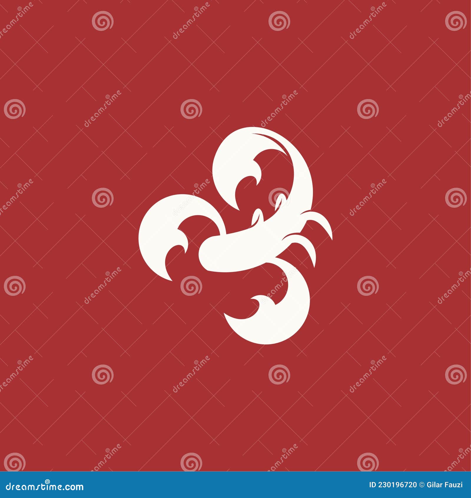 Simple scorpio logo stock vector. Illustration of emblem - 230196720