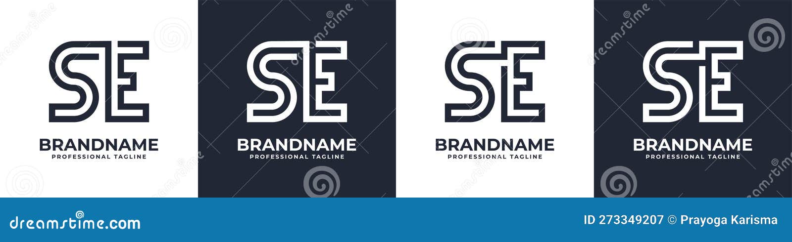 Simple SE Monogram Logo, Suitable for Any Business with SE or ES ...