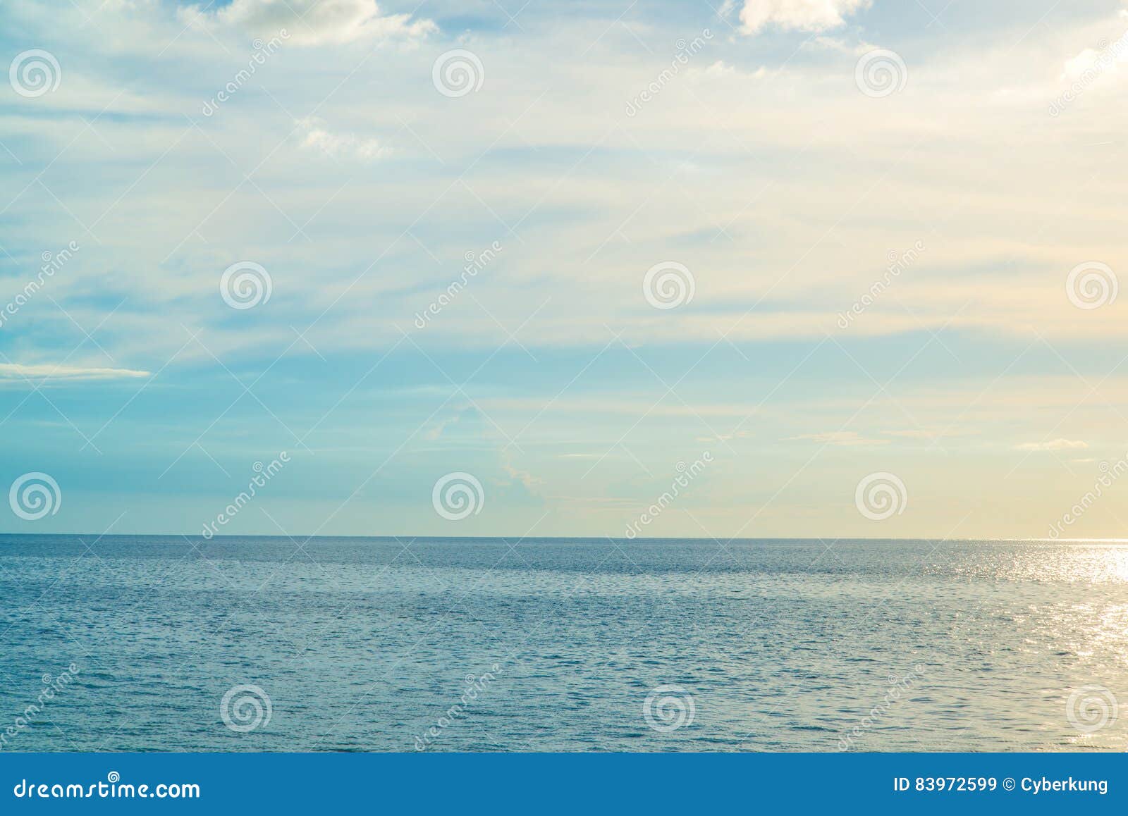 Simple sea at sunset stock image. Image of sand, seascape - 83972599