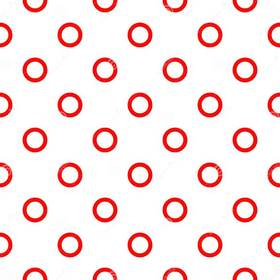 Simple Seamless Circle Pattern Stock Vector - Illustration of seamless ...