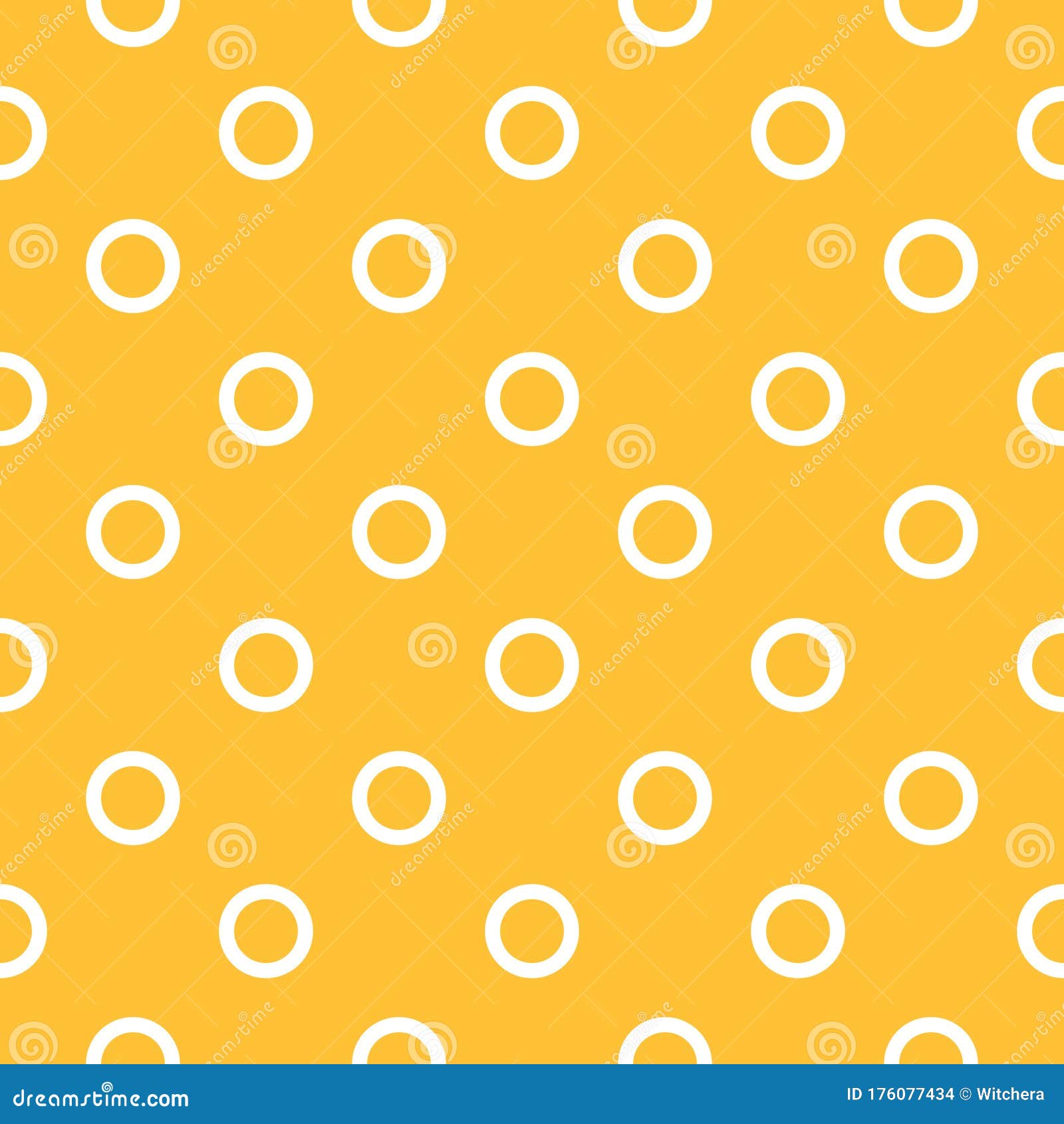 Simple Seamless Circle Vector Stock Vector - Illustration of pattern ...