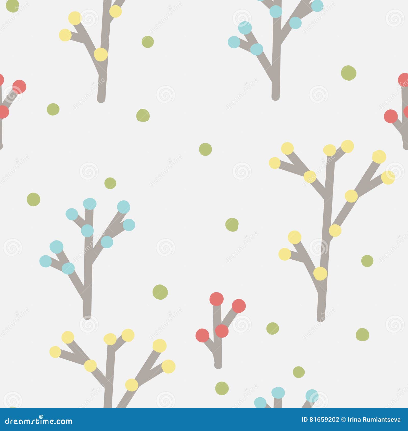 Simple Seamless Natural Patterns Stock Illustration - Illustration of ...