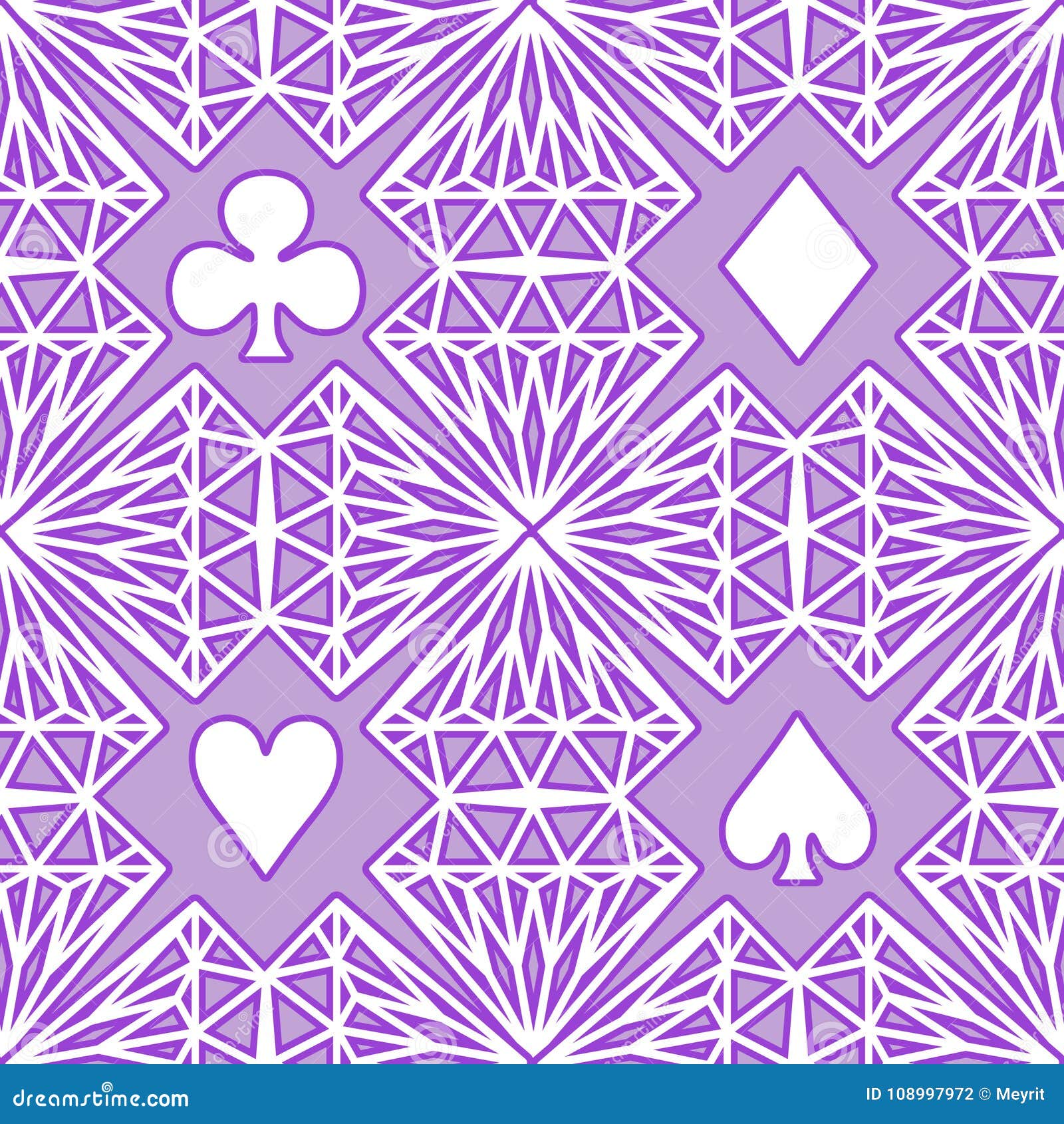 Simple seamless pattern. stock vector. Illustration of playing - 108997972