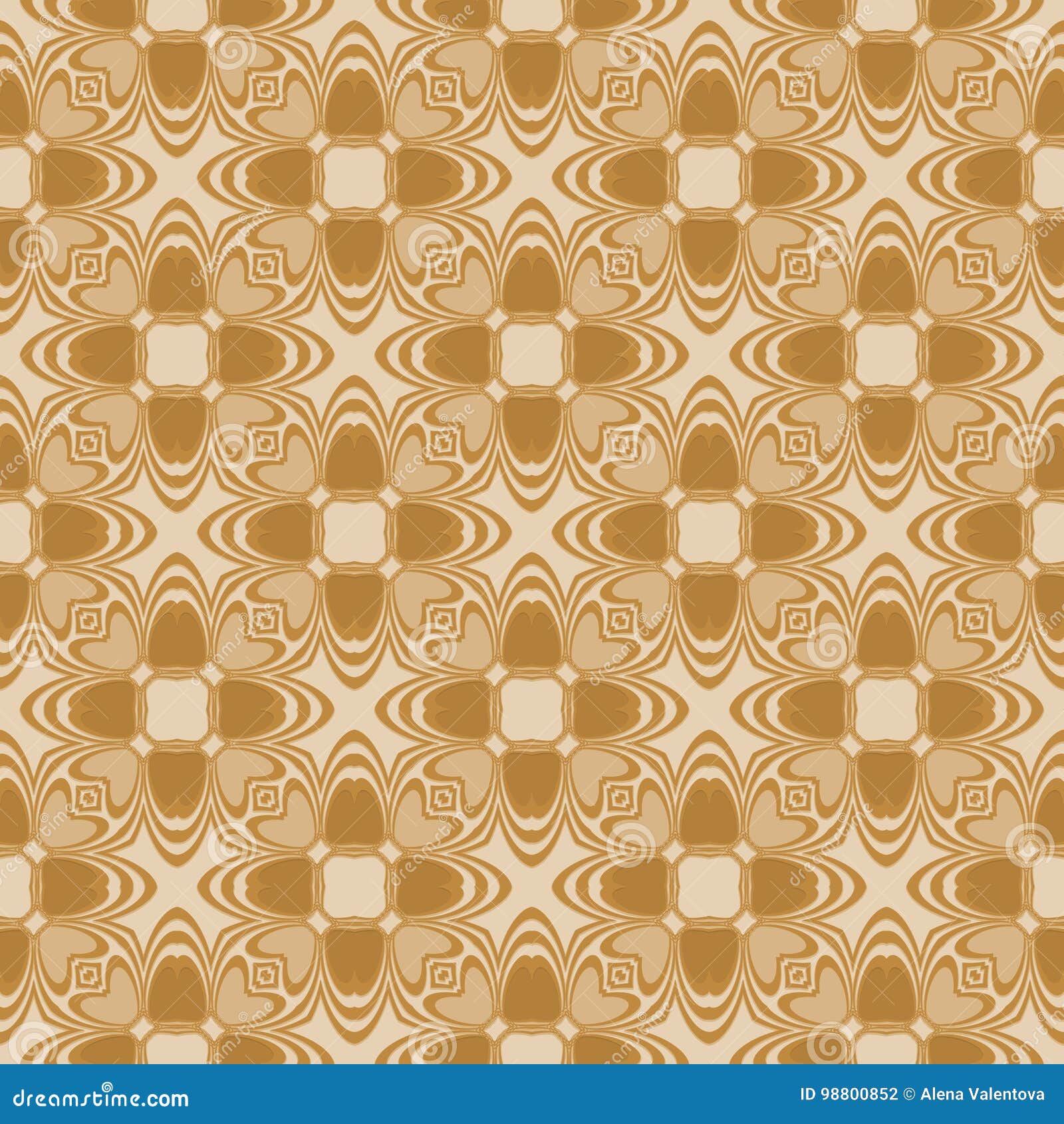 Simple Seamless Pattern. Brown Illustration Stock Illustration ...