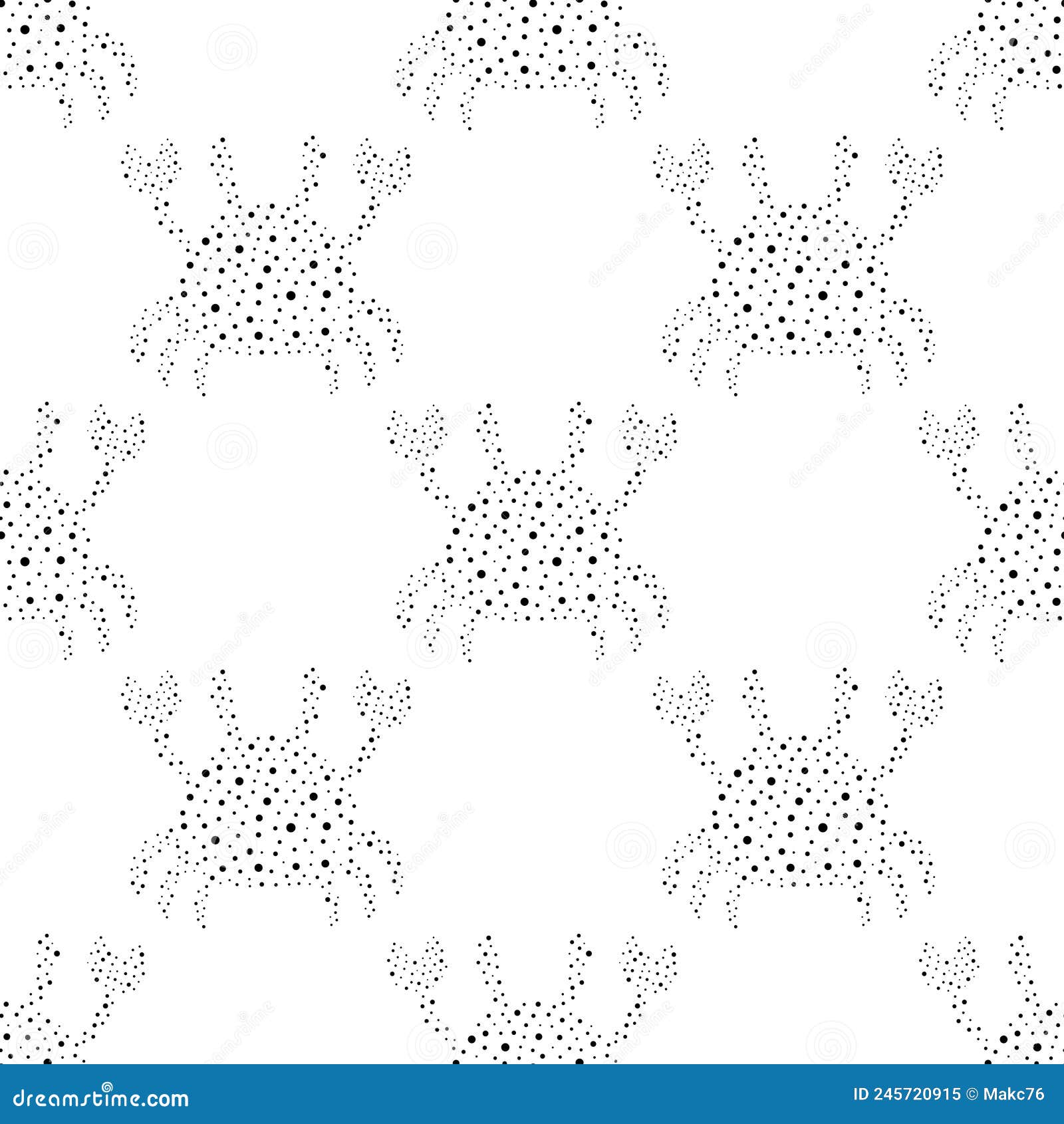 Simple Seamless Pattern with Cute Crabs, Vector Illustration Stock ...