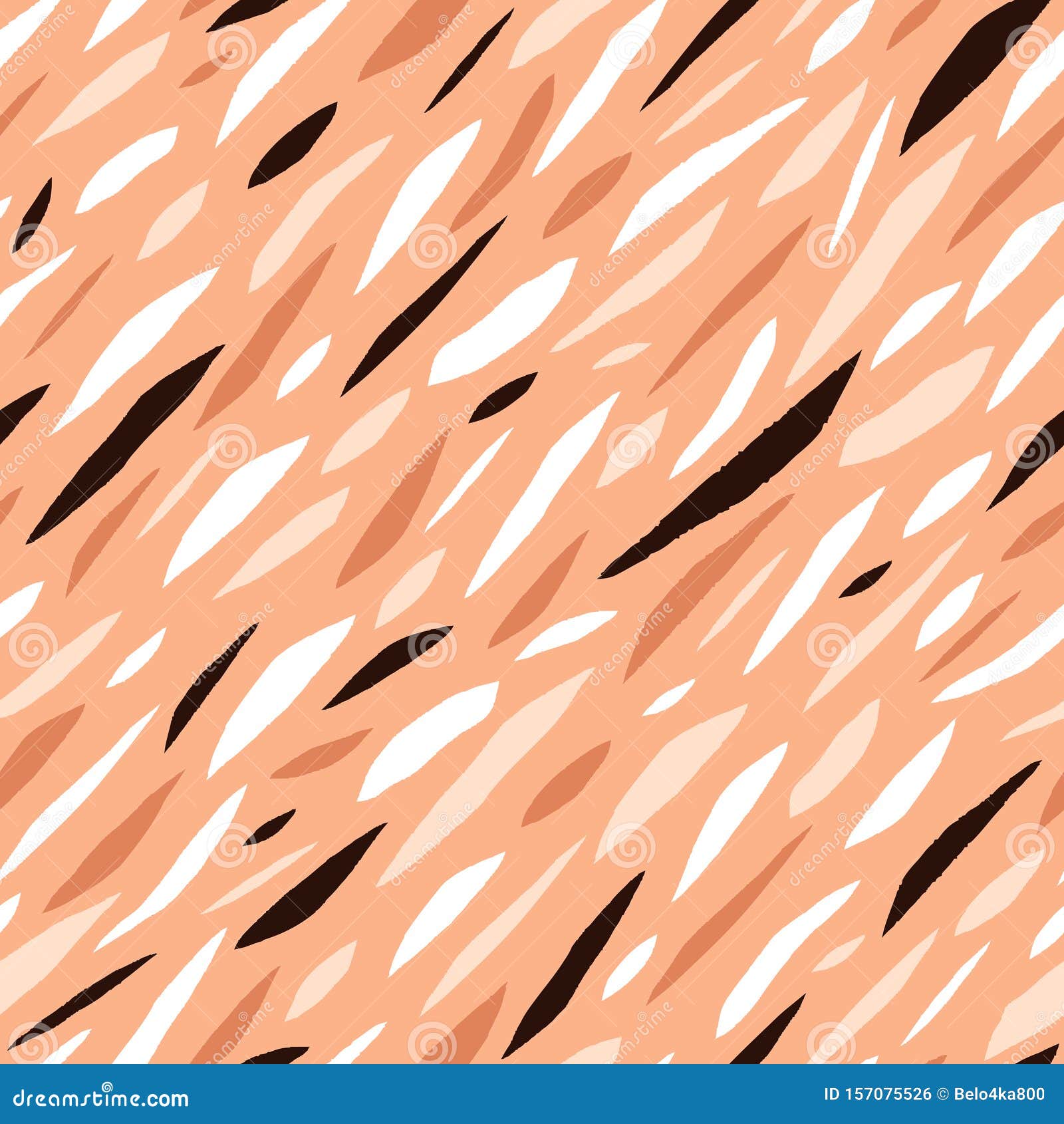Simple Seamless Pattern With Hand Drawn Dashes And Lines Stock Vector Illustration Of Graphic