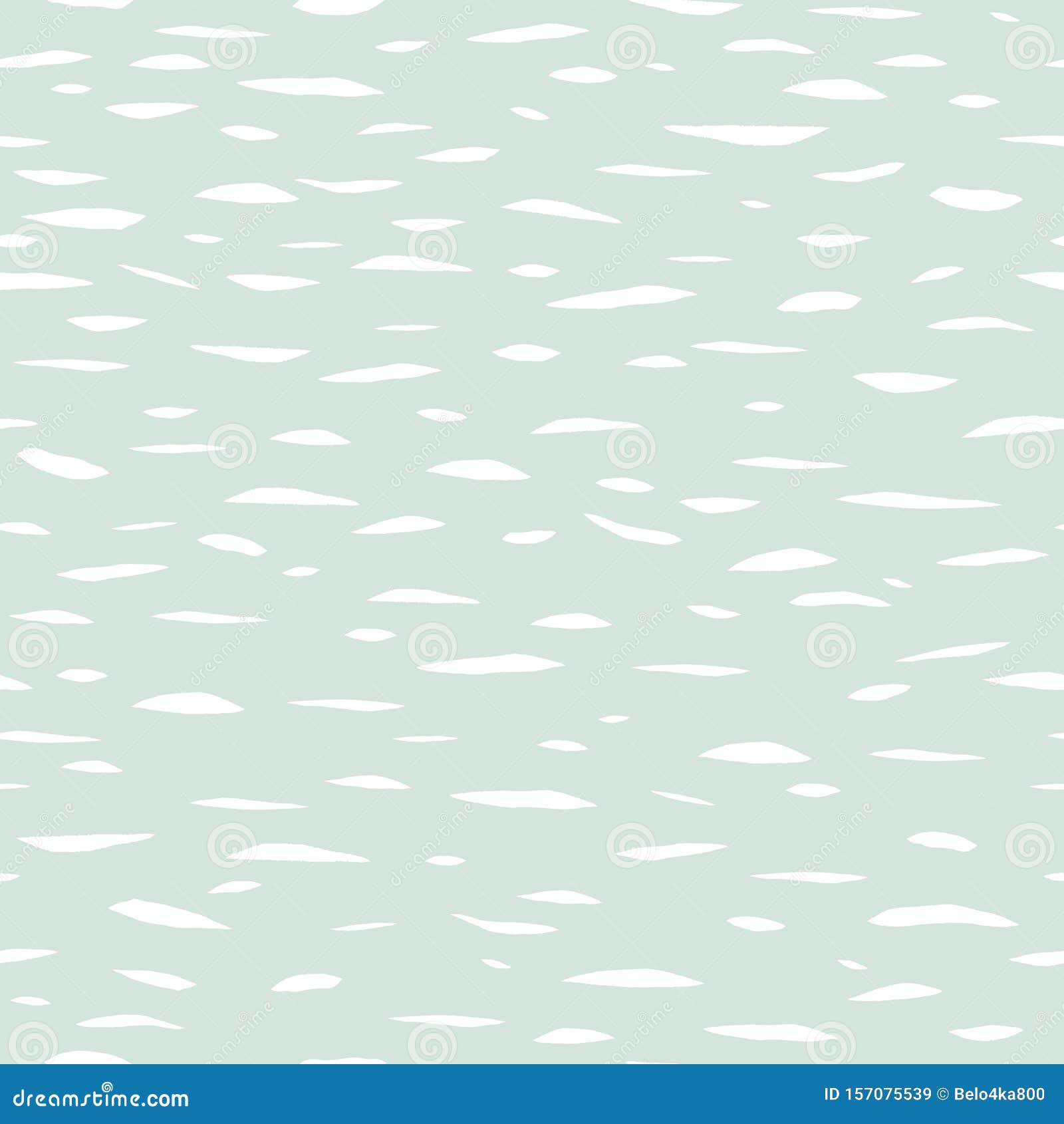 Simple Seamless Pattern with Hand Drawn Dashes and Lines. Stock Vector ...