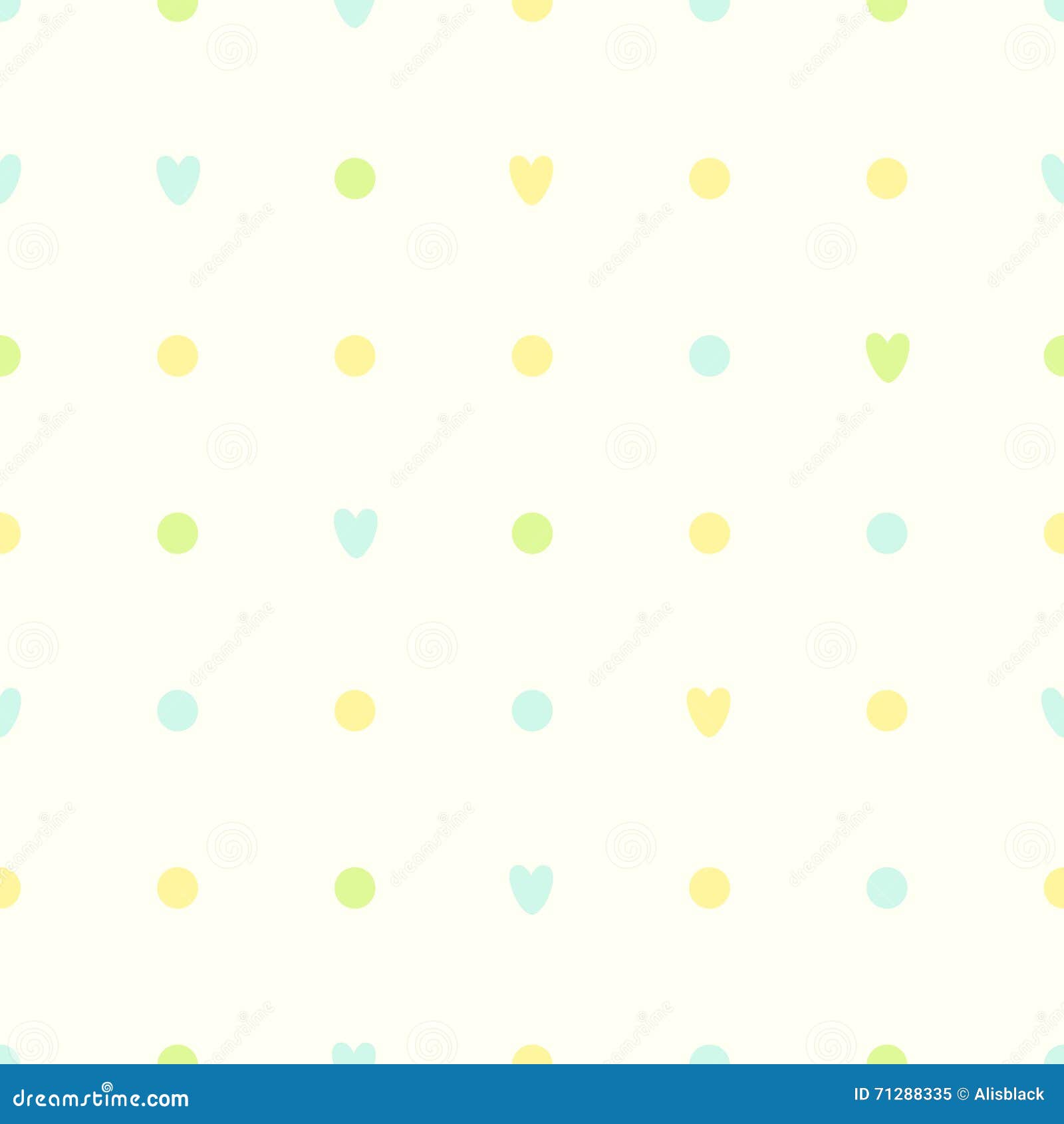 Simple Seamless Pattern Polka Dots Stock Vector - Illustration of ...