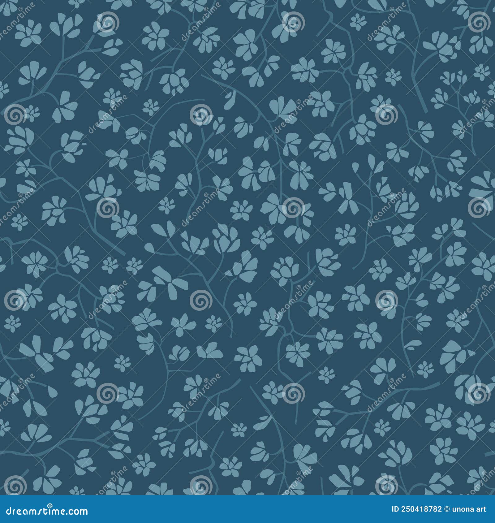 Simple Seamless Vector Beige Flower Pattern. Stock Vector ...