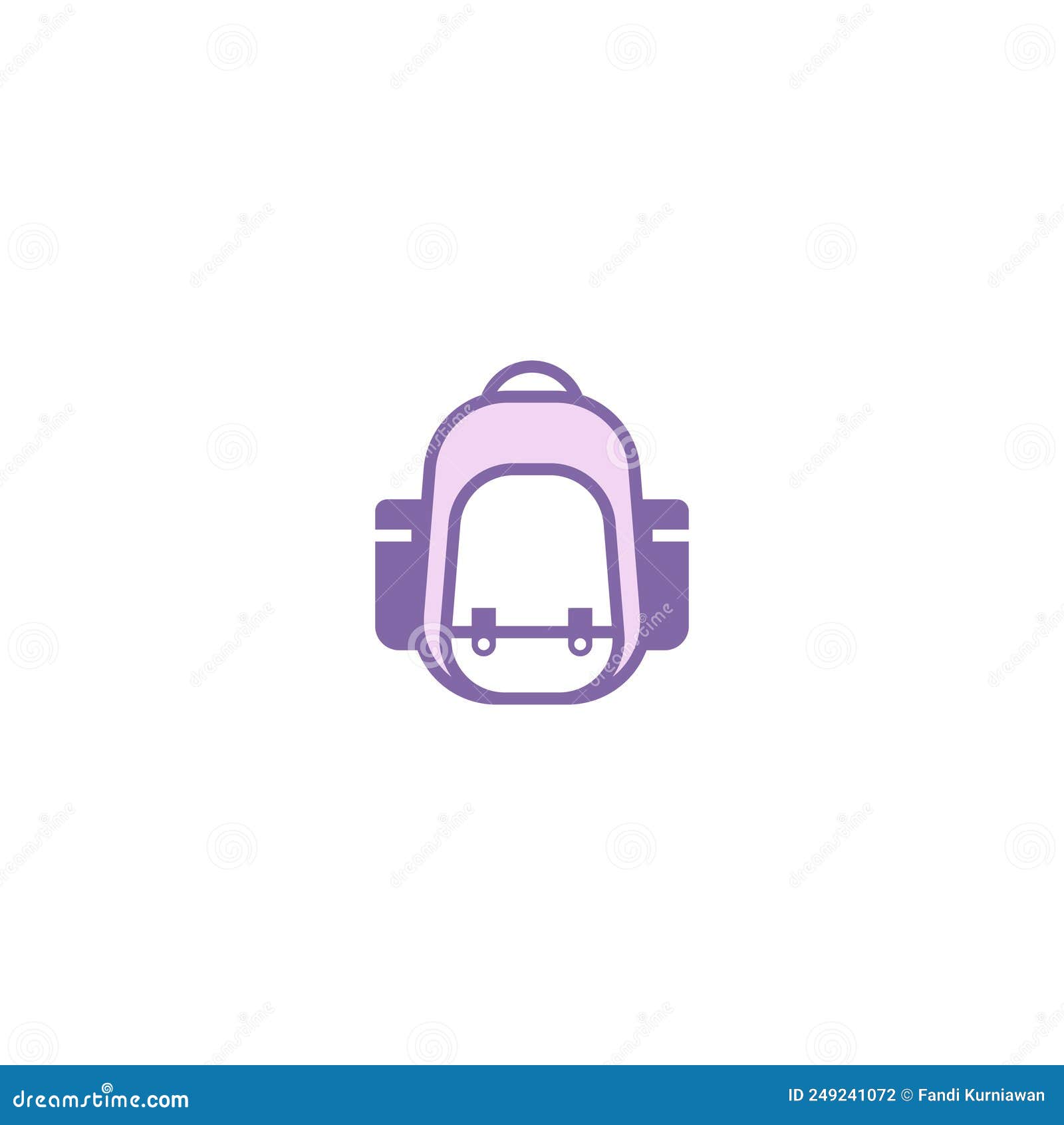 Simple Set of Backpack Related Vector Line Icons. Linear Style Sign for ...