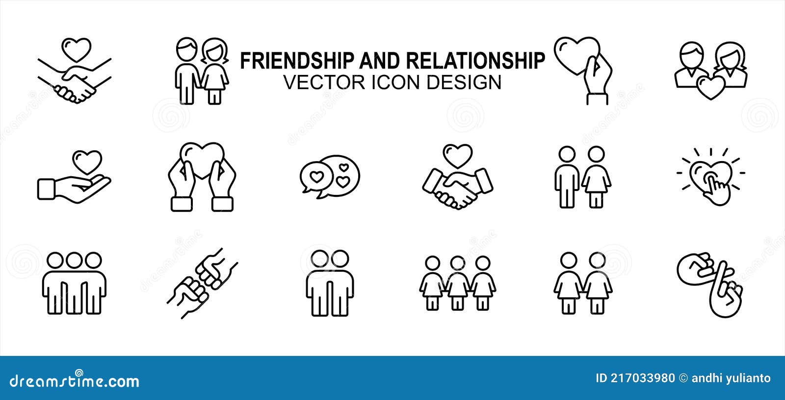 Simple Set of Friendship and Relationship Related Vector Icon User ...