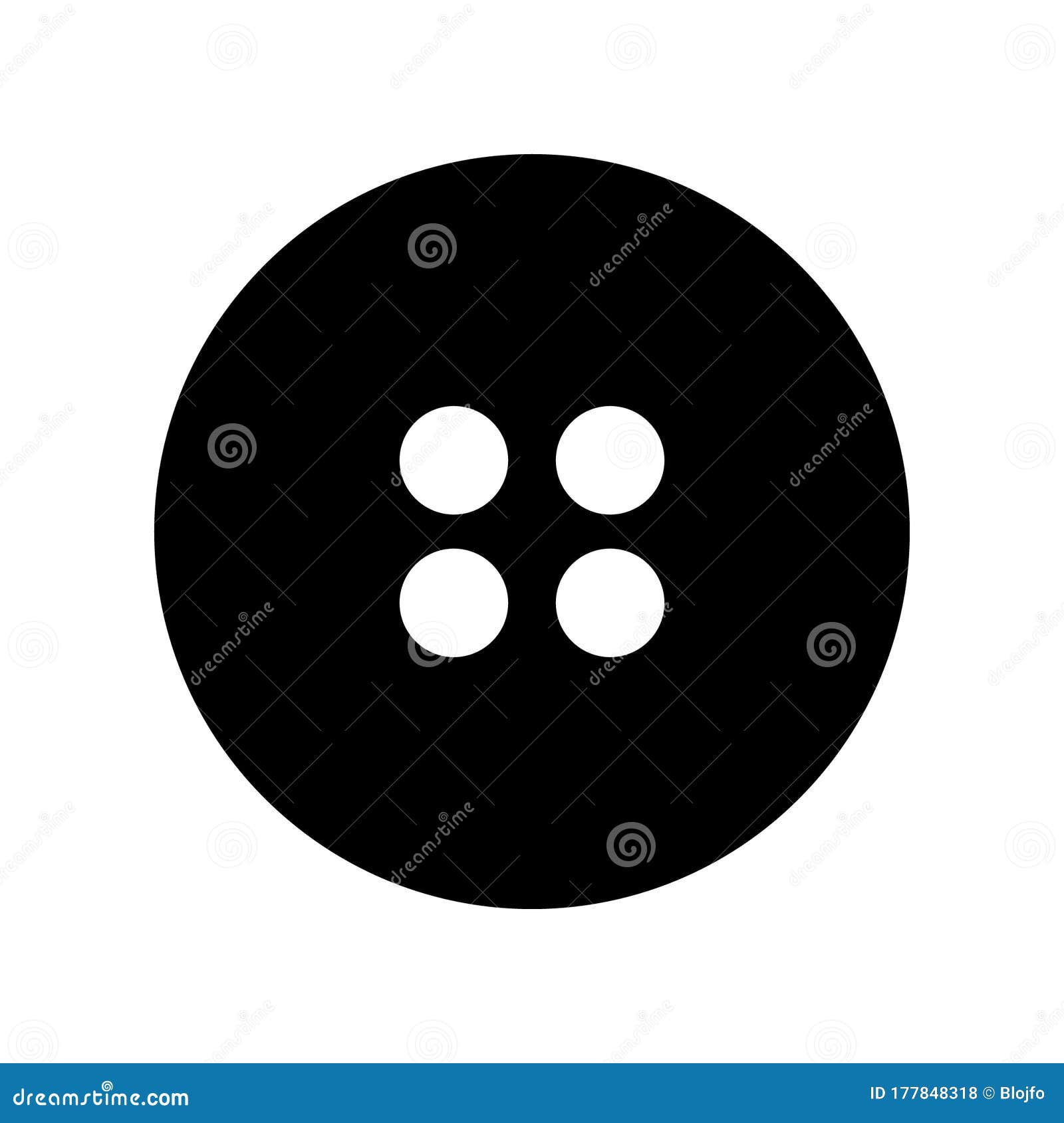 Simple sewing button logo stock vector. Illustration of tailoring ...