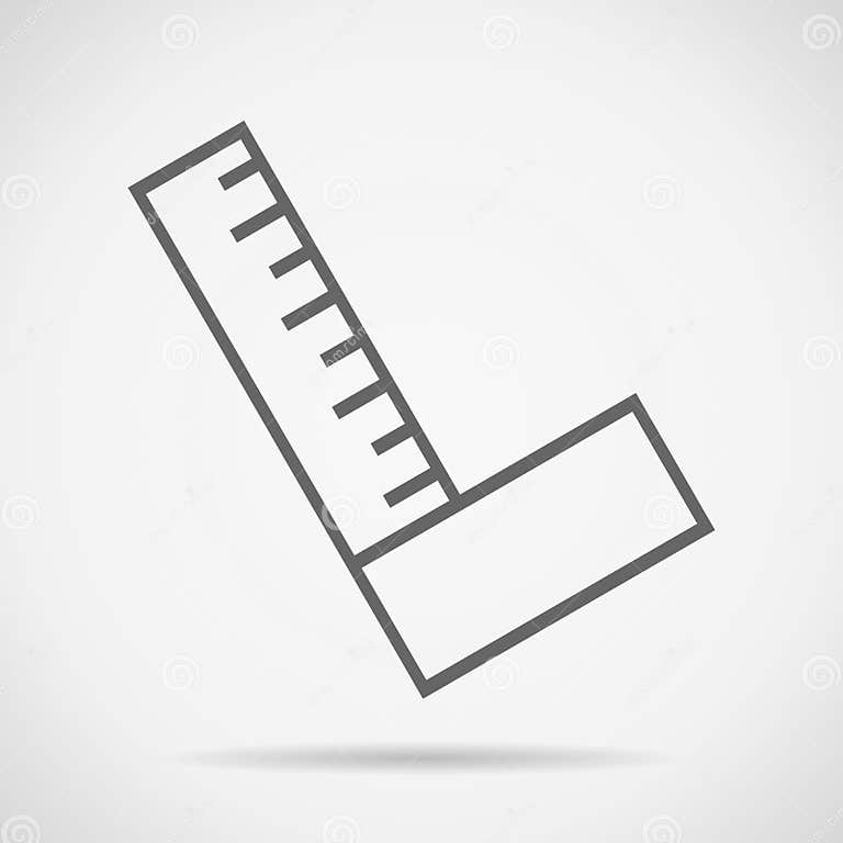 Modern Vector Drawing Draft for the Miter Stock Vector - Illustration ...