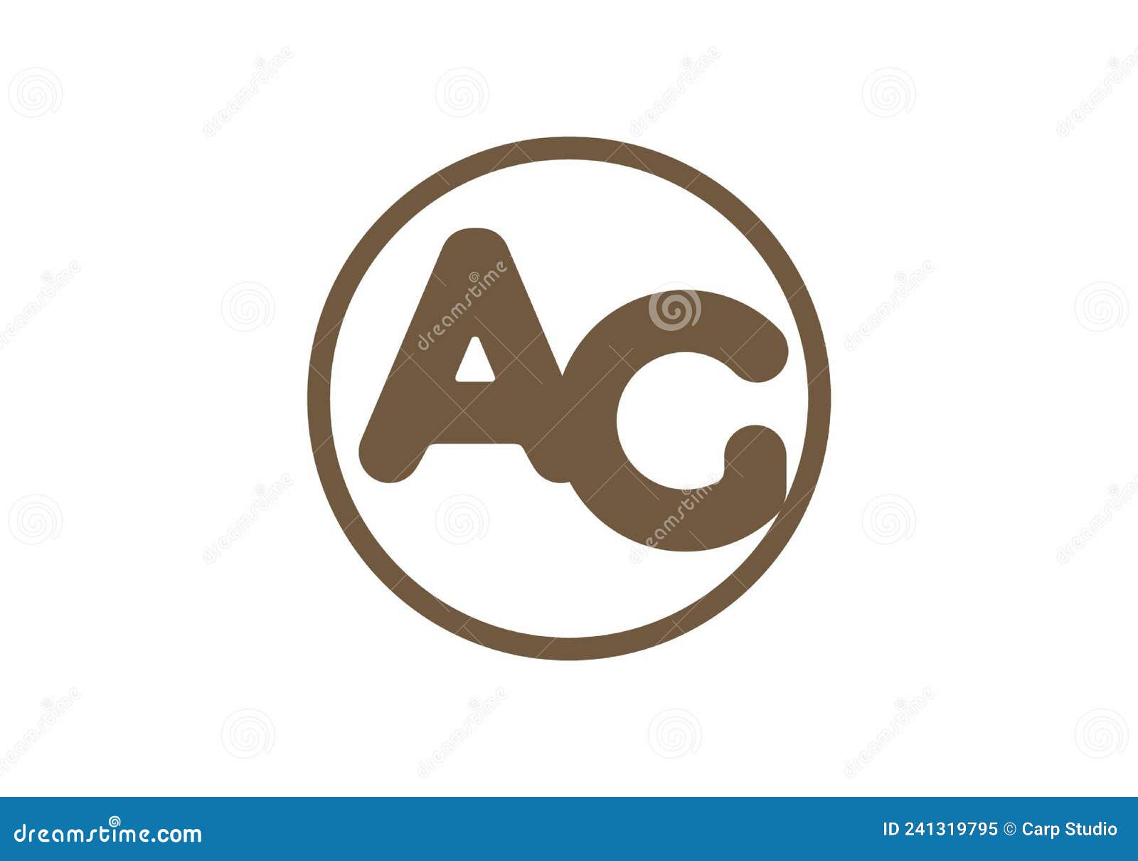 Simple Shape of AG Initial Letter Stock Vector - Illustration of icon ...