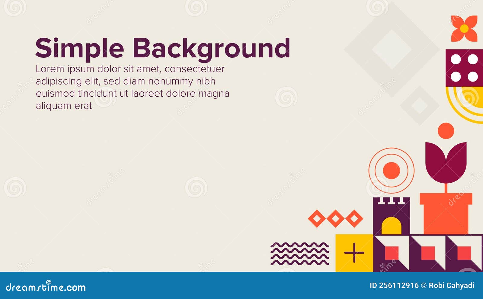 Simple Shape Background 2 with Copy Space for Your Presentation Stock ...