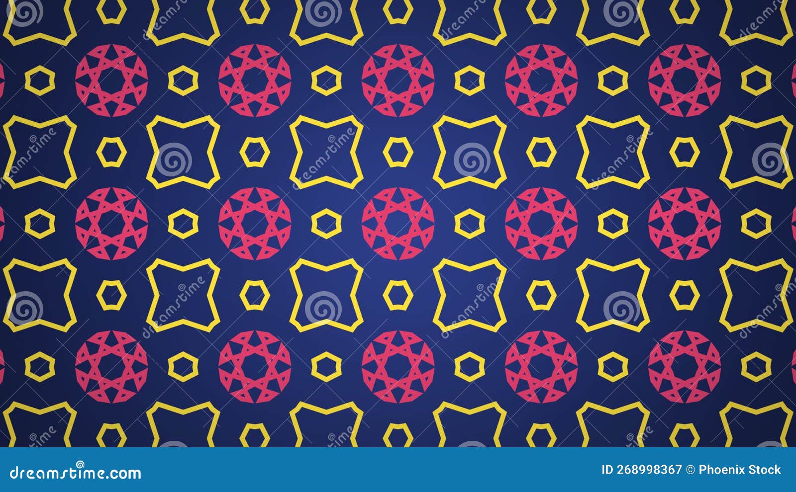 Simple Shape Geometric Patterns Background. Stock Illustration ...