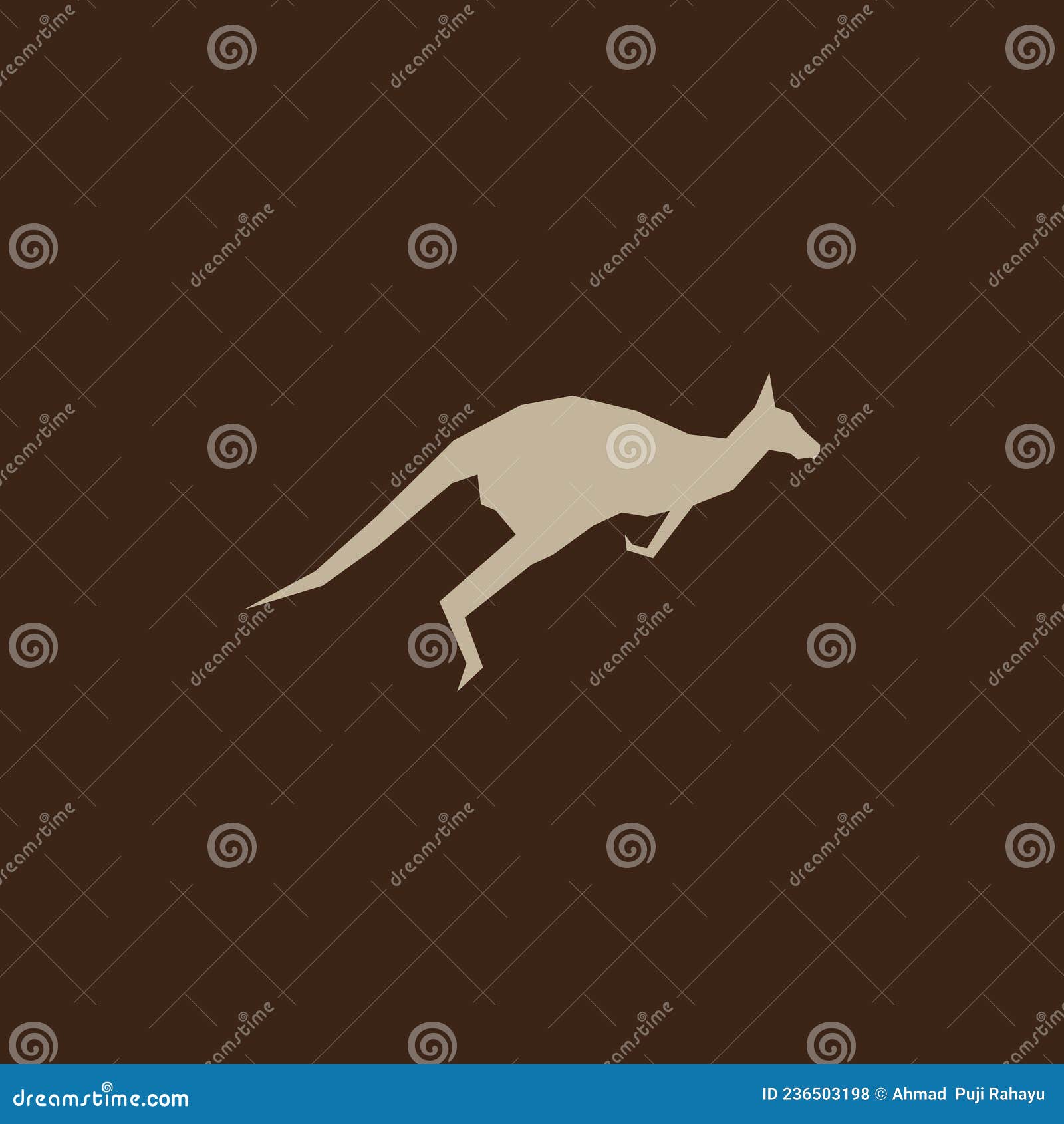 Simple Shape Kangaroo Jump Logo Symbol Icon Vector Graphic Design ...