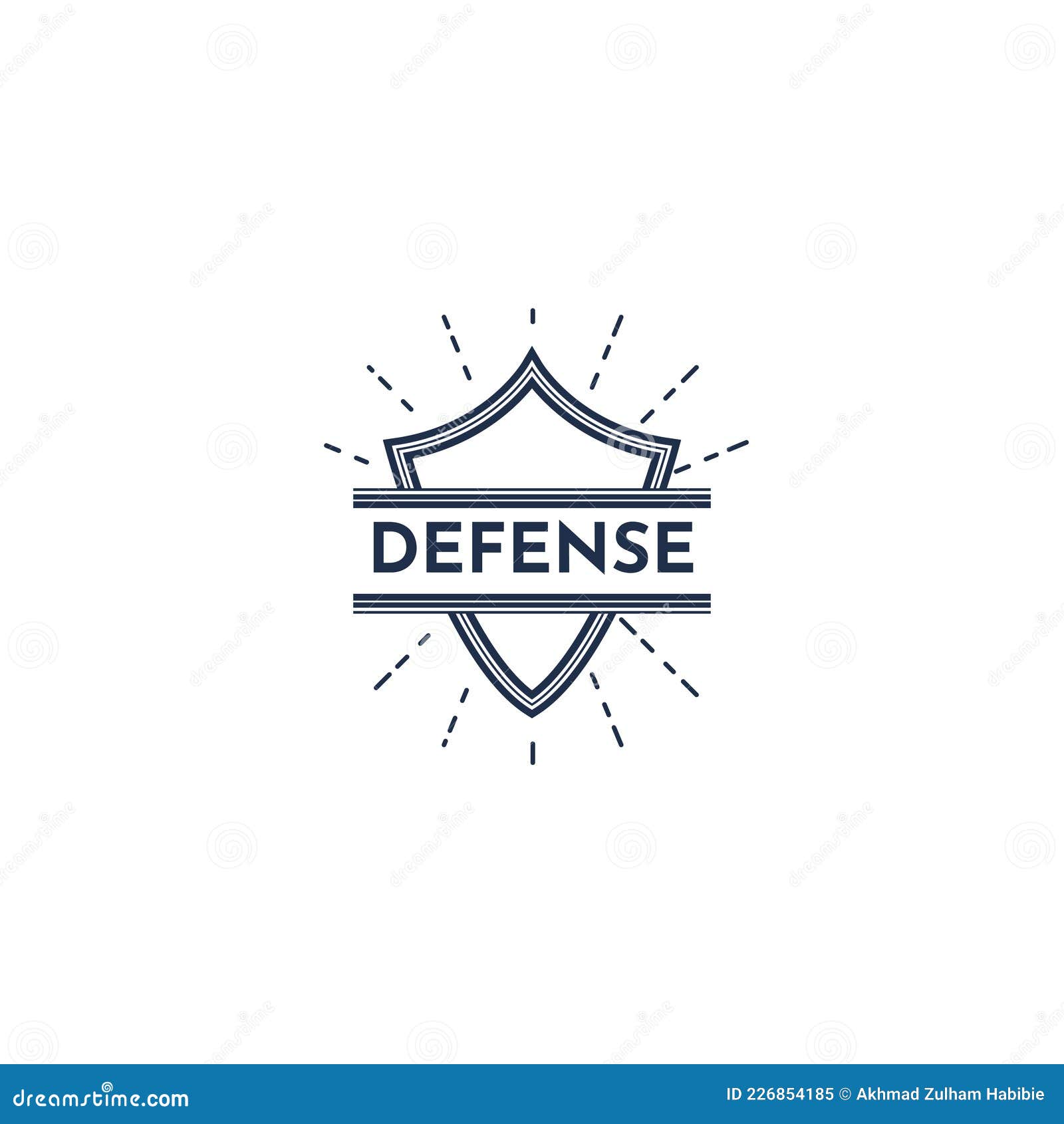 A Simple Shield Logo Design Vector Stock Vector - Illustration of icon ...
