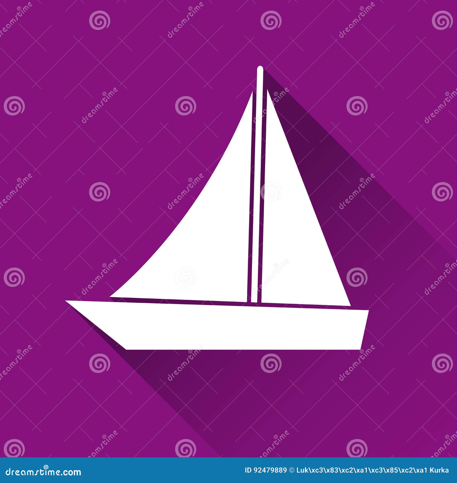 Simple Ship Icon, Boat Symbol, Modern Flat Style Icon Stock Vector ...