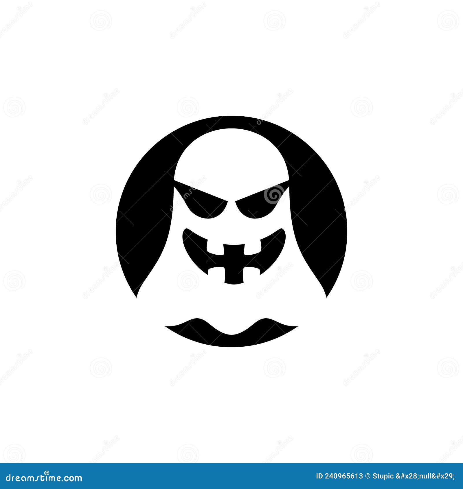 Ghost Logo Design Template Vector Stock Vector - Illustration of button ...