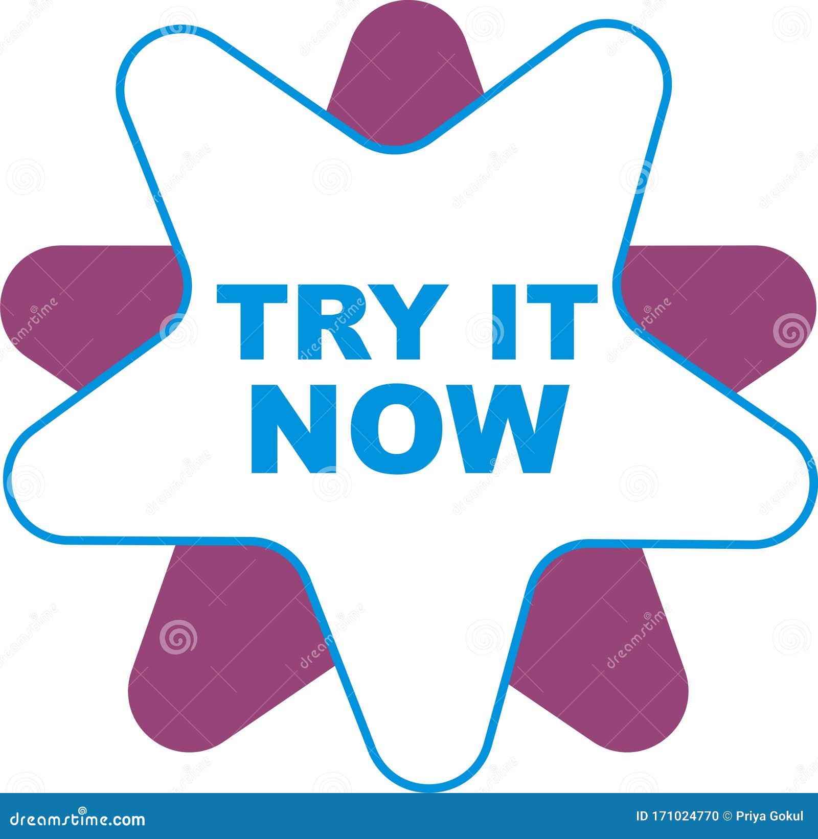 Simple Sky Color Try it Now Star Shape Symbol Stock Illustration ...