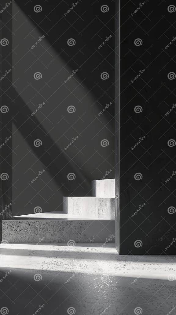 Simple, Sleek Background in a Minimalist Modern Style. Stock ...