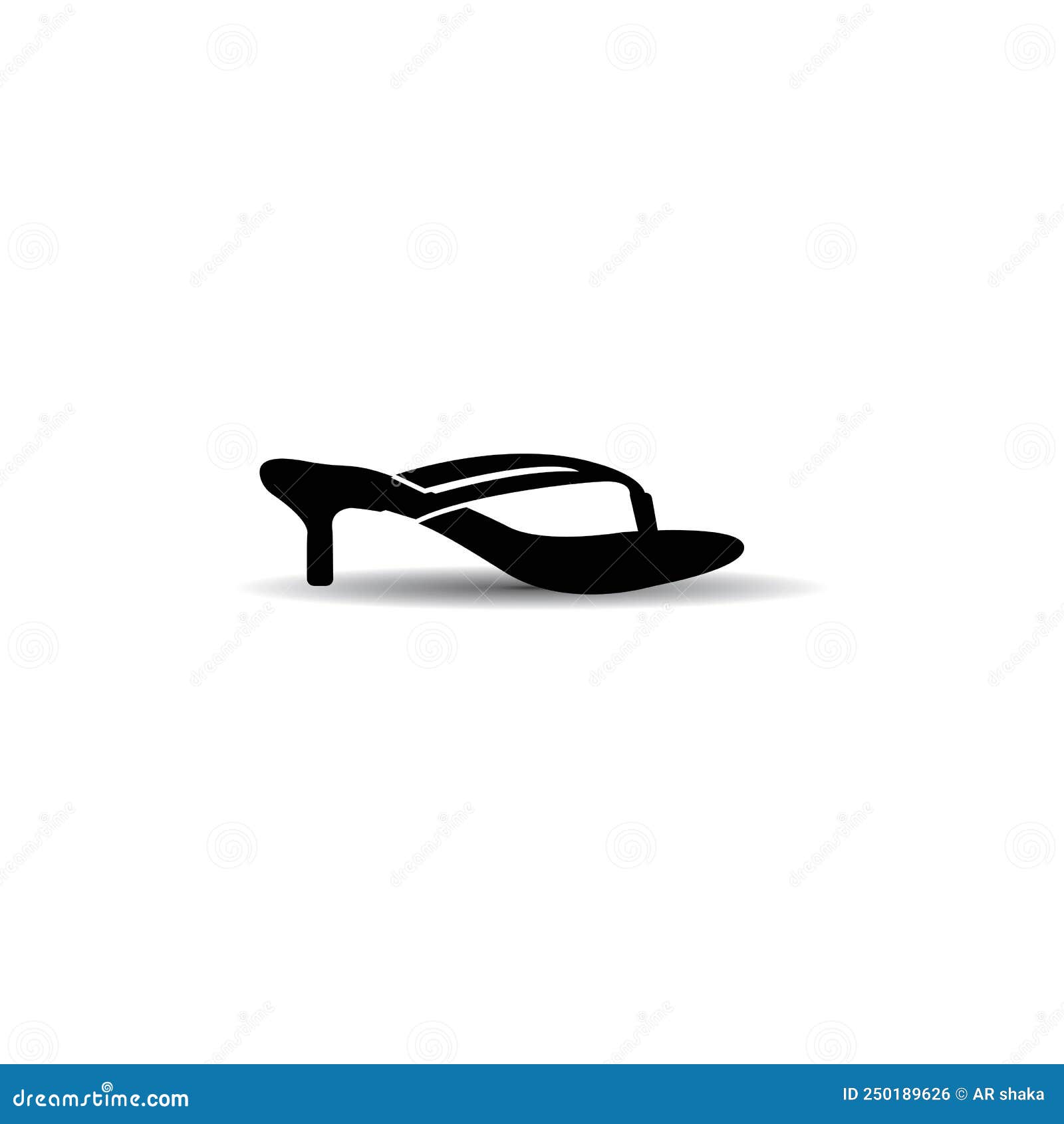 Simple Slipper Logo Vector Icon Illustration Stock Vector ...