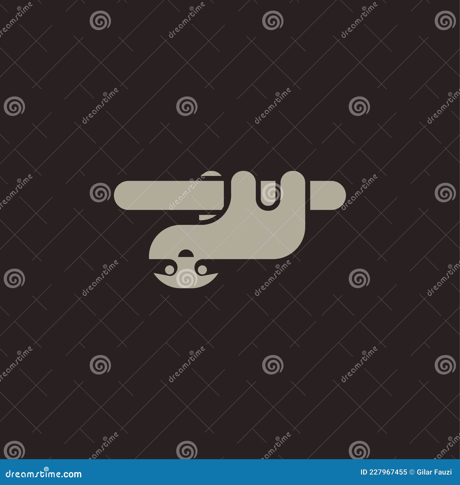 Sloth logo stock vector. Illustration of north, icon - 227967455