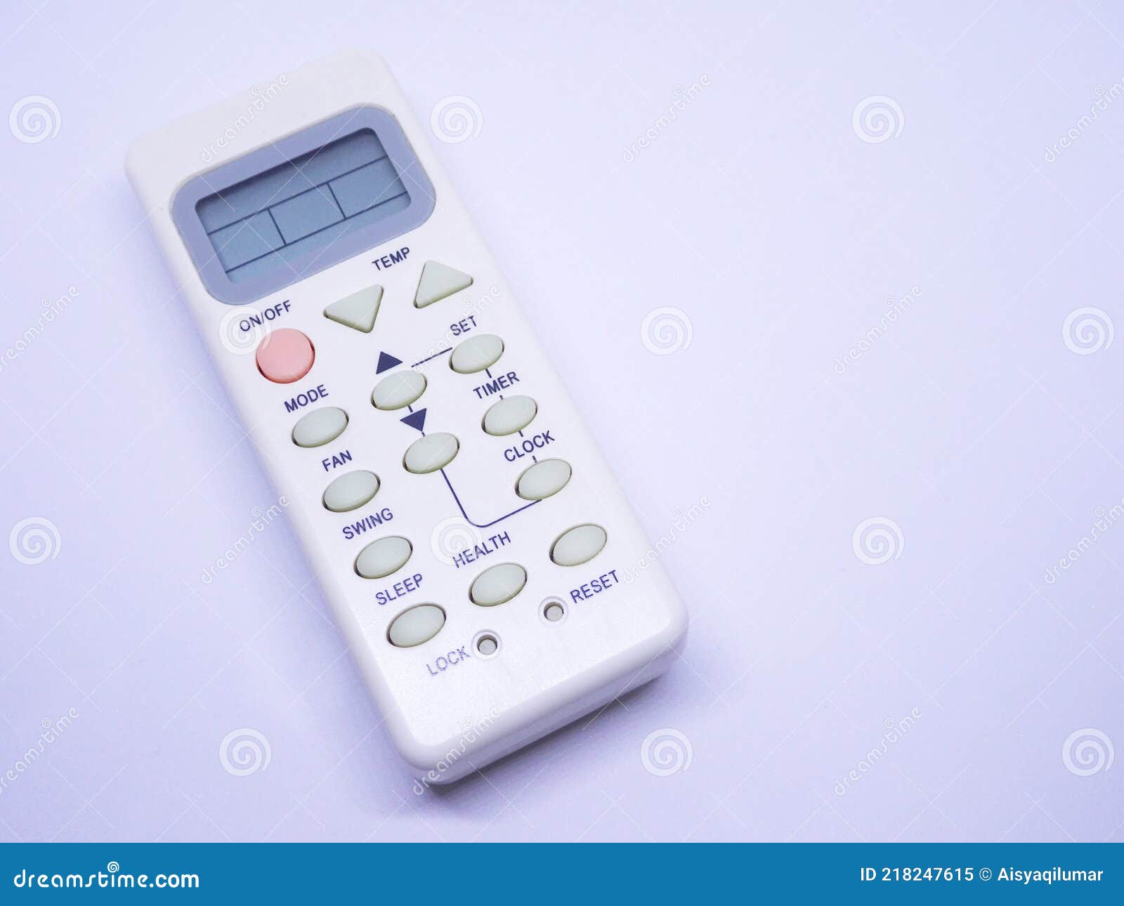Simple and Small Air Condition Remote Control Stock Image - Image of ...