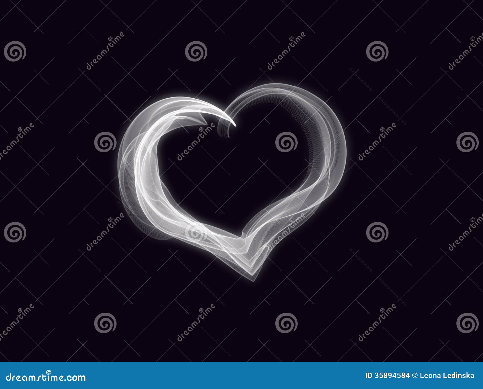 Simple Smoked Heart stock vector. Illustration of abstract - 35894584