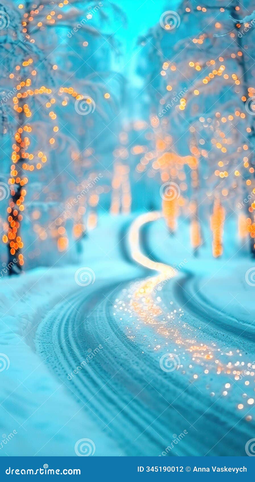 A Simple Snow-covered Path Winding through a Forest of Lightly ...