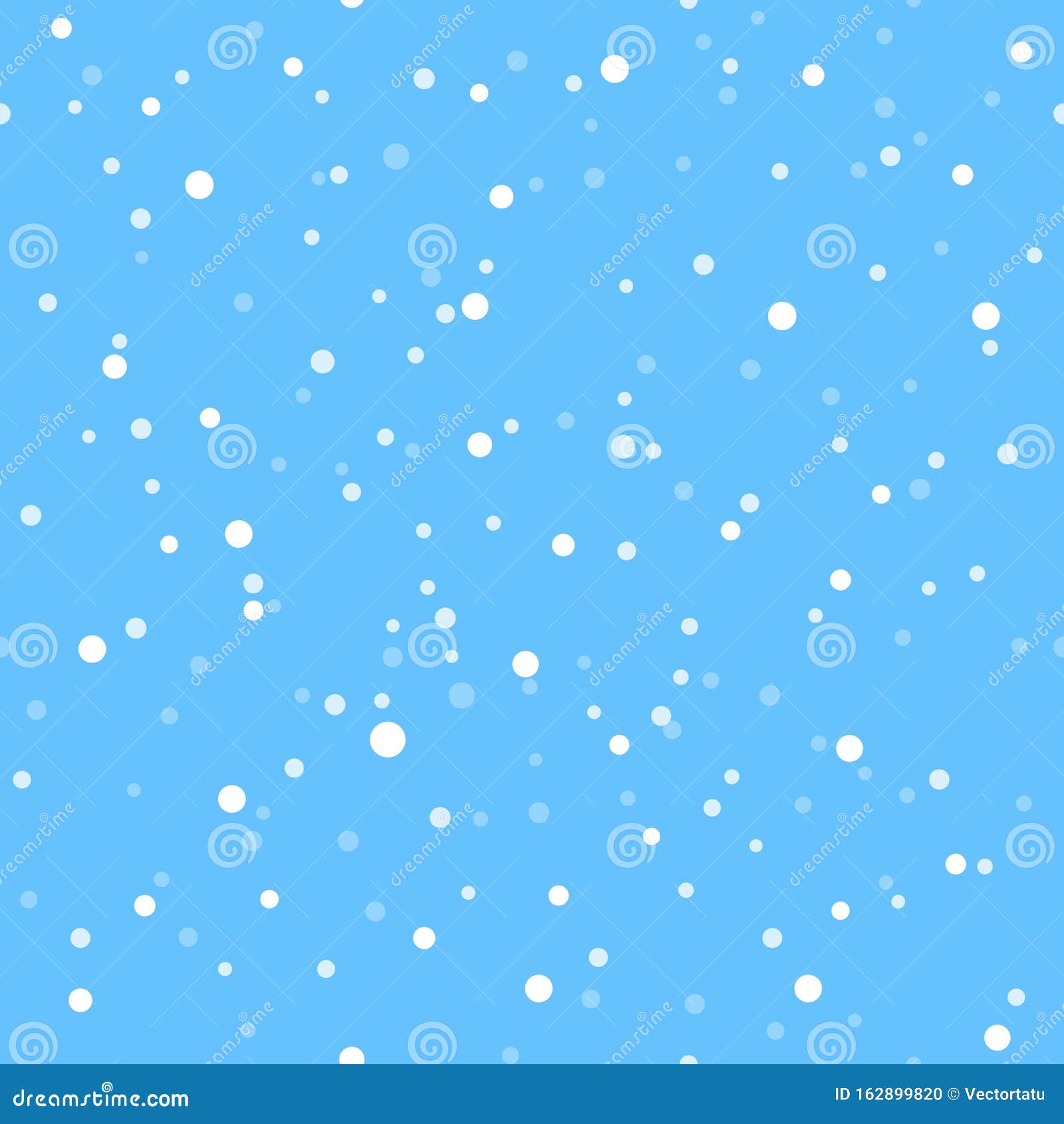 Simple snow spot pattern stock vector. Illustration of snowfall - 162899820