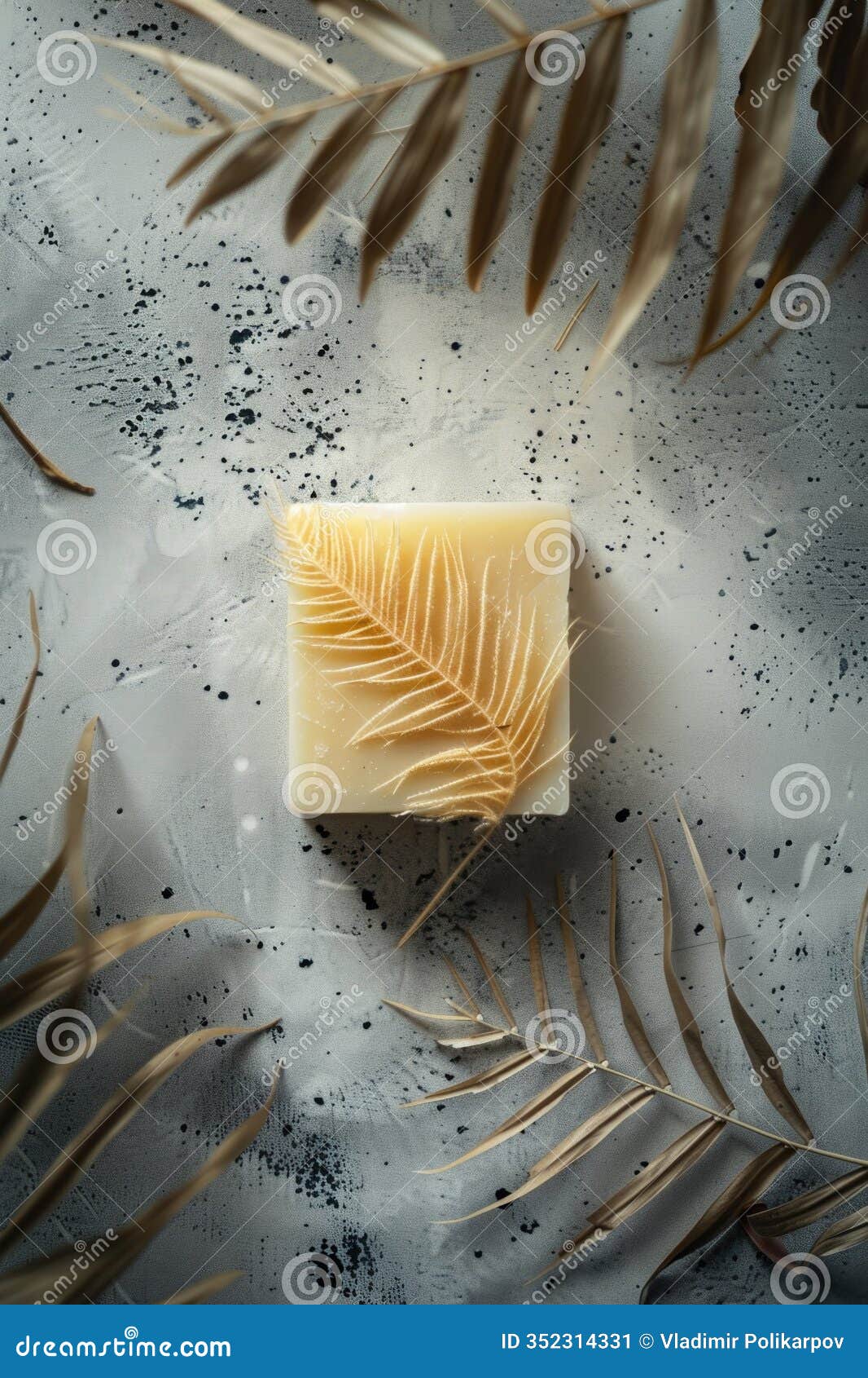 A Simple Soap Bar on a Counter. Suitable for Hygiene or Bathroom ...