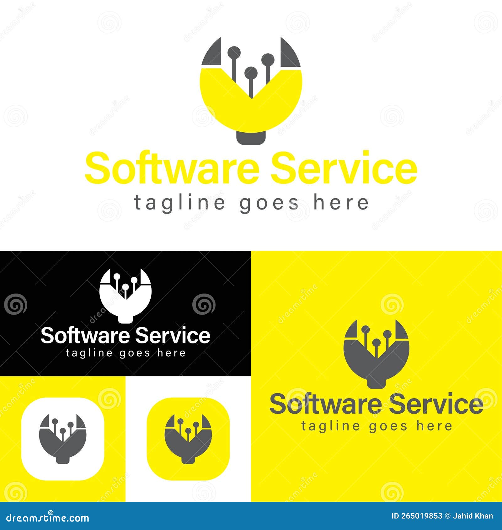 Simple Software Service Logo. Creative Concept,software Related ...