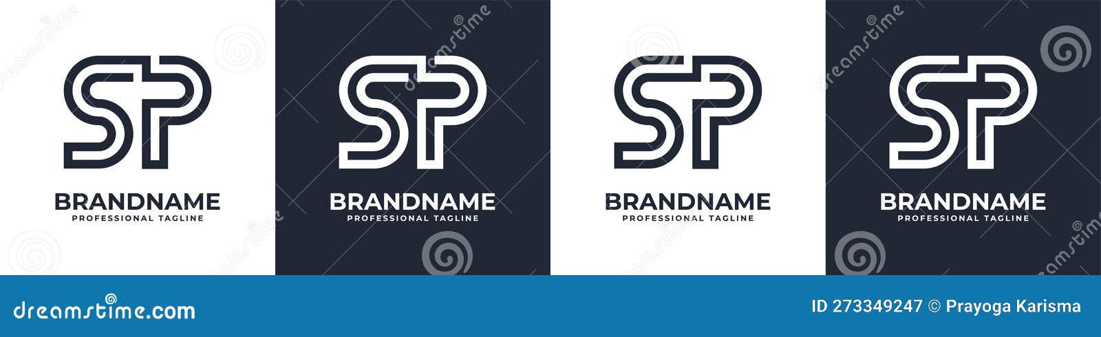 Simple SP Monogram Logo, Suitable for Any Business with SP or PS ...