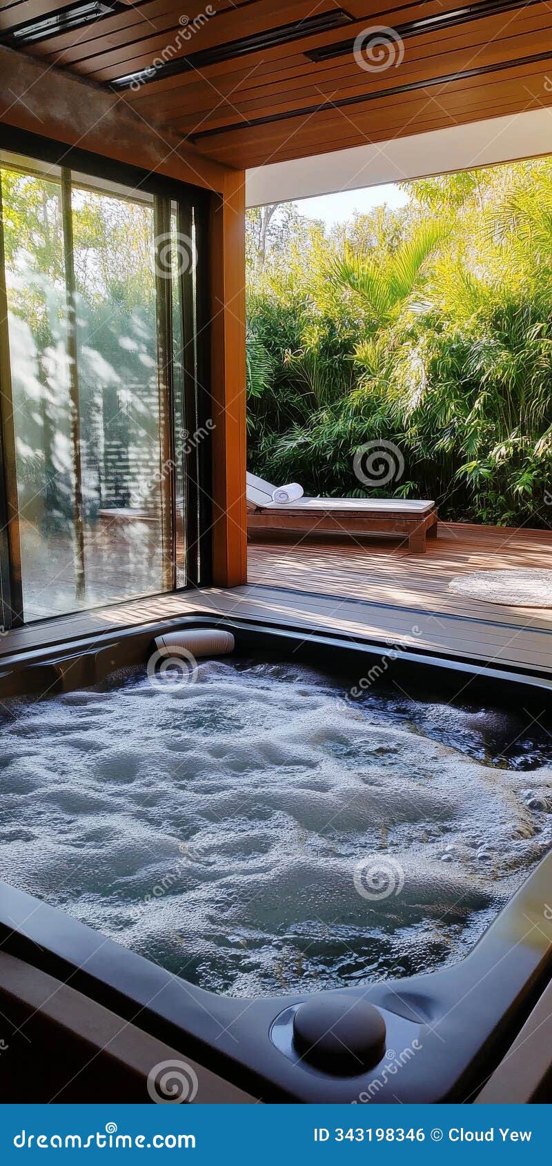 Simple Spa Setup for Ultimate Relaxation. Stock Illustration ...