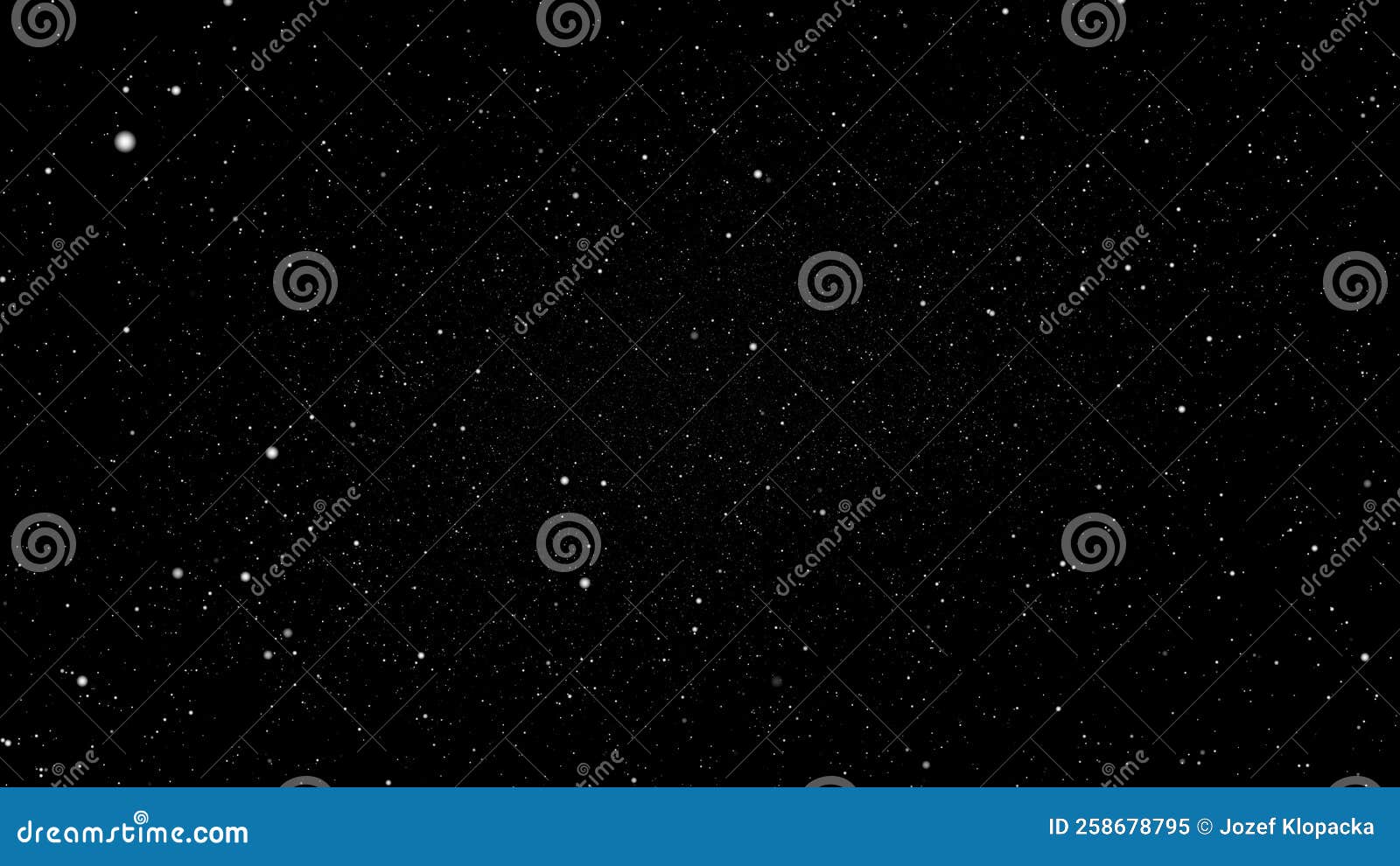 Simple Space Background, White Stars on a Black Background. Stock ...