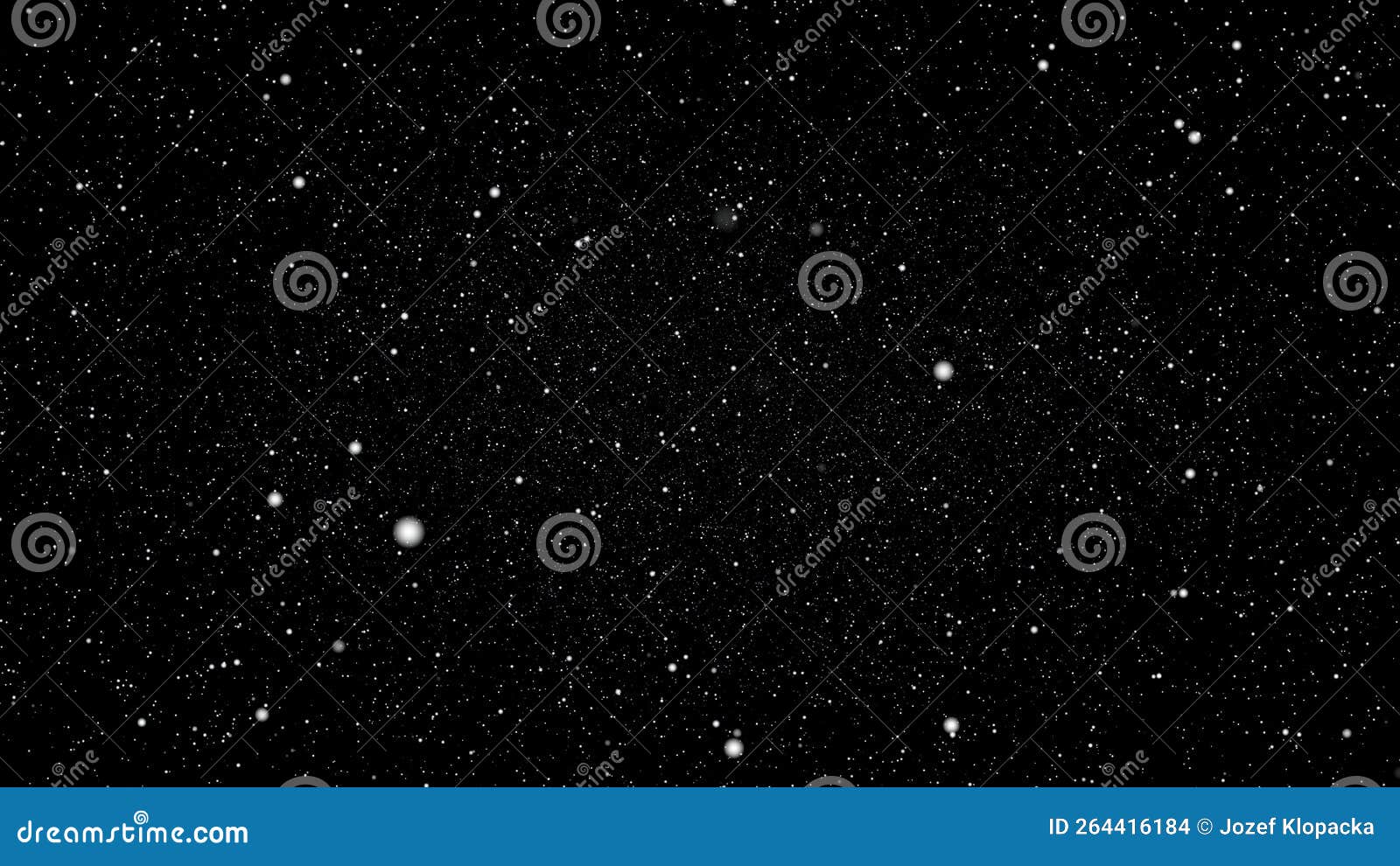 Simple Space Background, White Stars on a Black Background. Stock ...